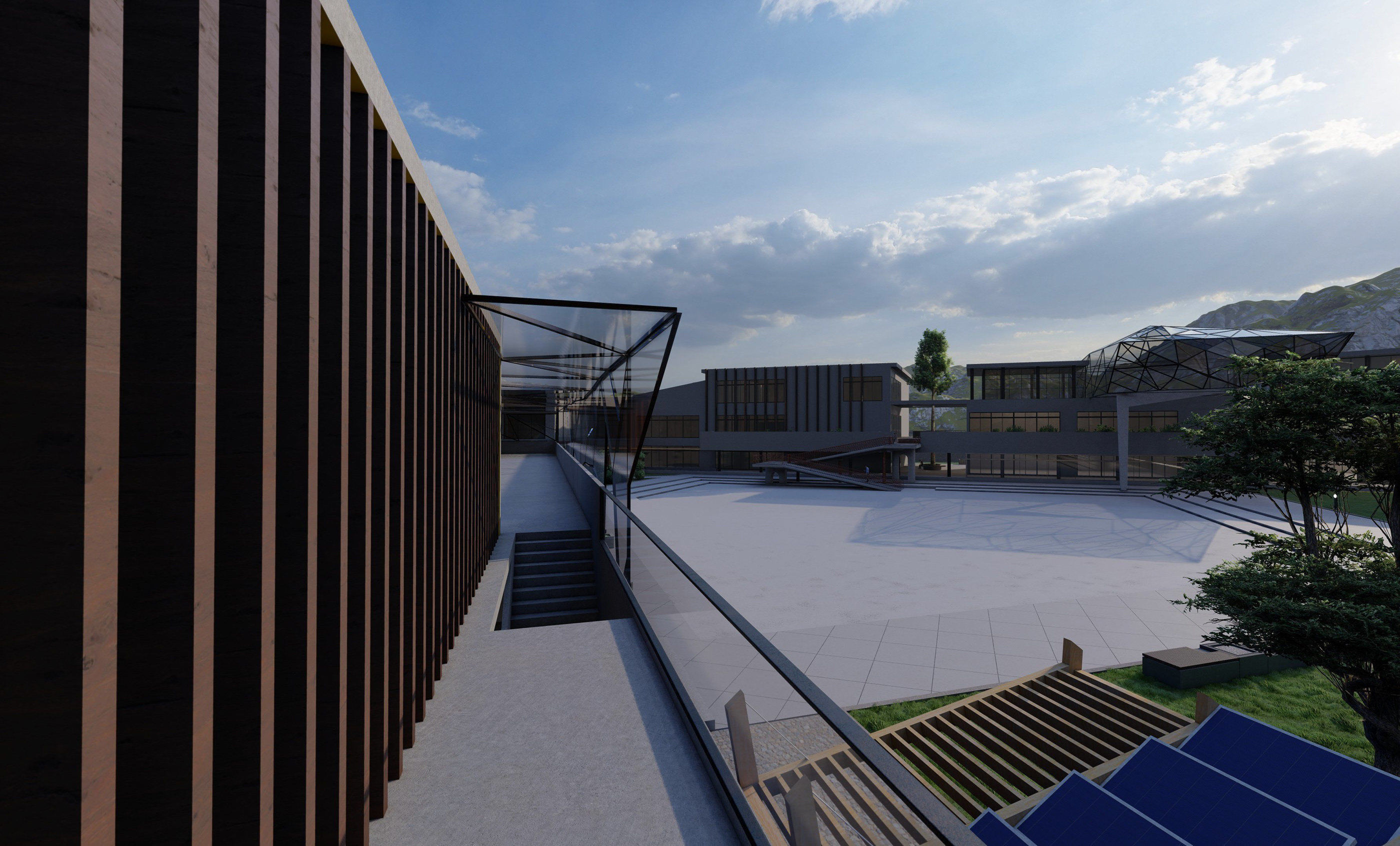 Mixed School Campus Project 3D model | CGTrader