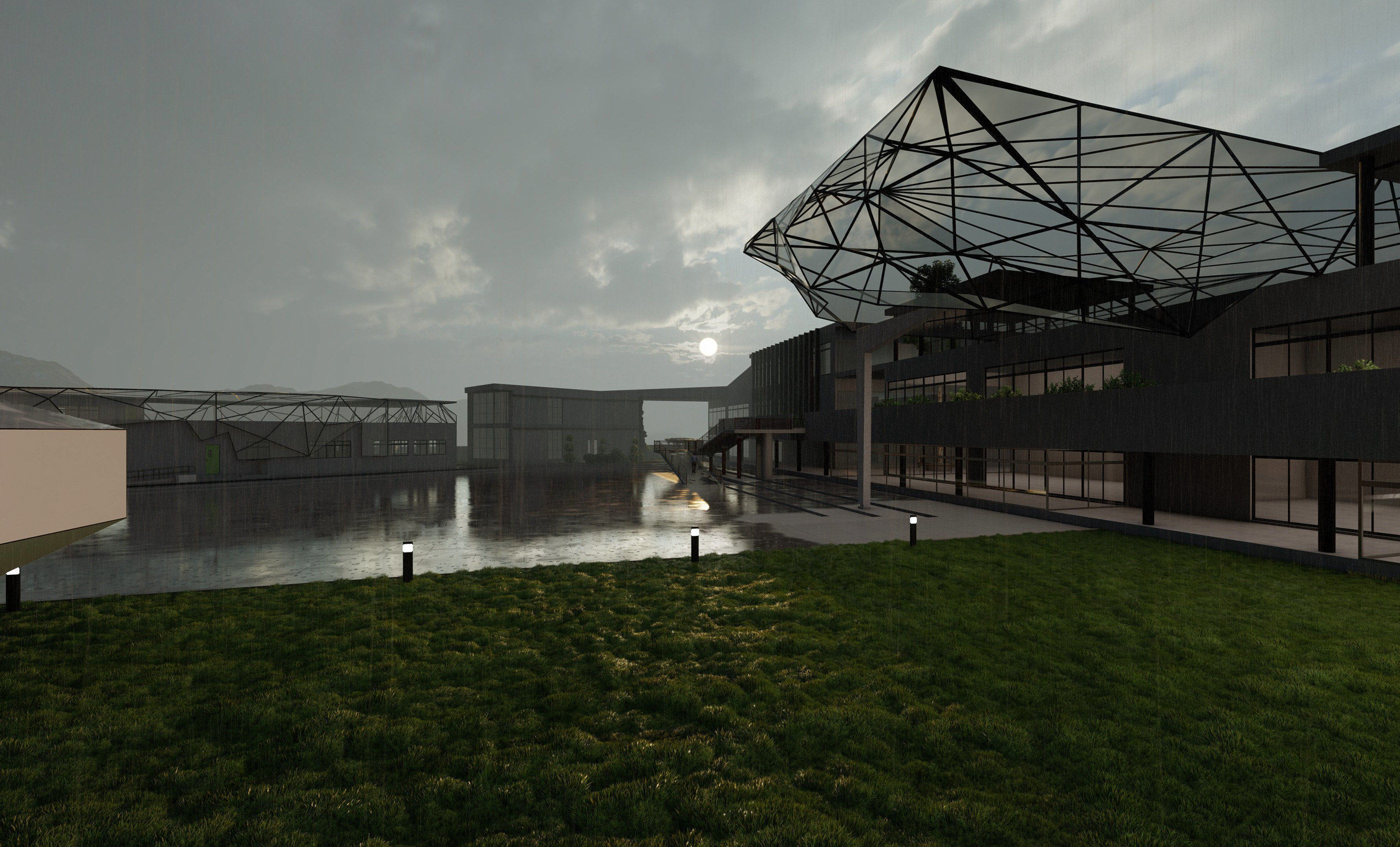 Mixed School Campus Project 3D model | CGTrader