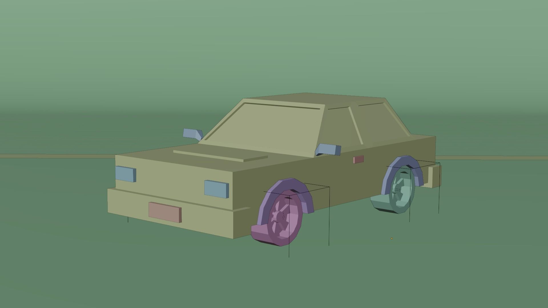 3D model Cars Low-Poly Parking VR / AR / low-poly | CGTrader