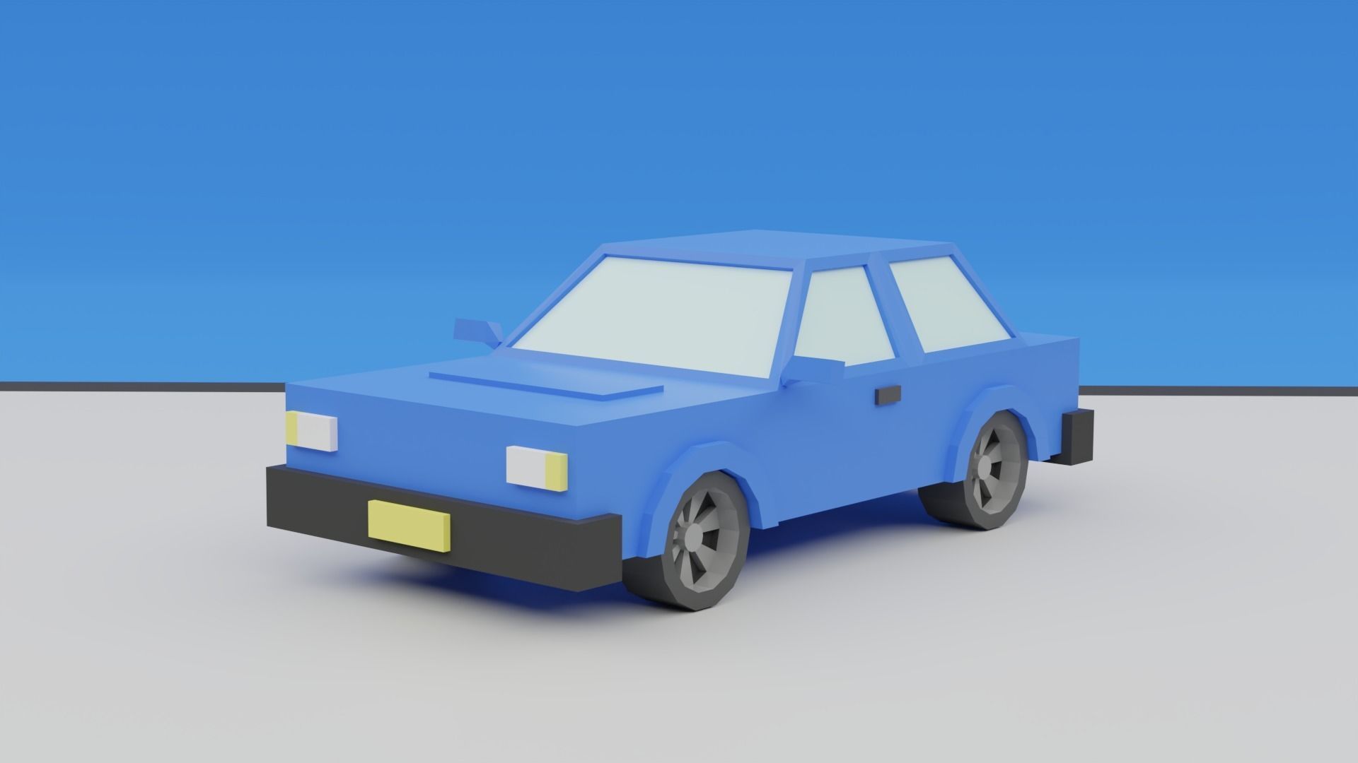 3D model Cars Low-Poly Parking VR / AR / low-poly | CGTrader