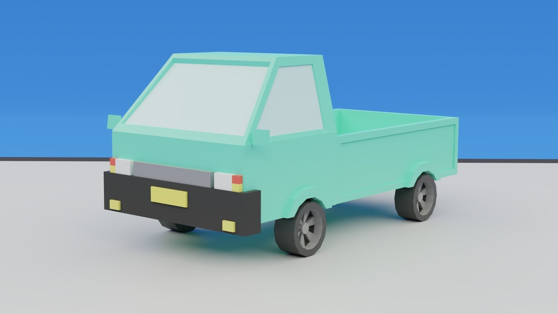 3D model Cars Low-Poly Parking VR / AR / low-poly | CGTrader