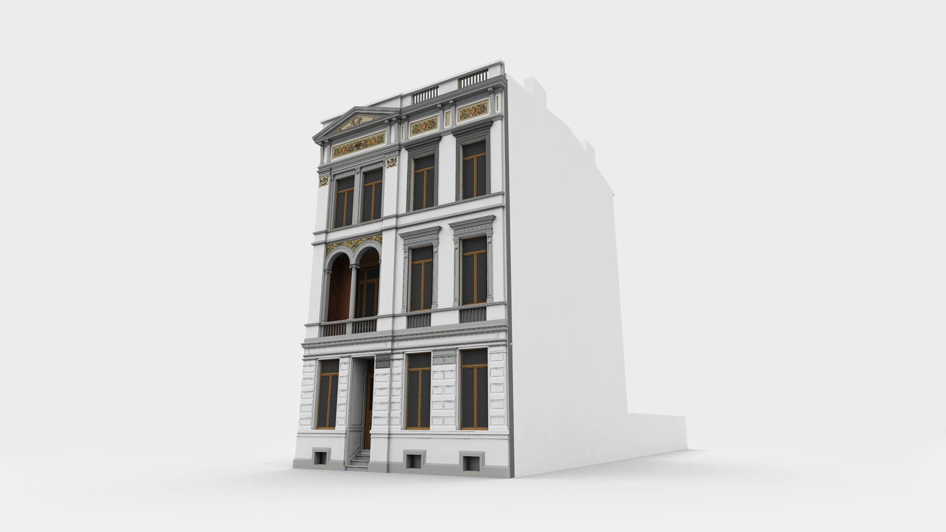 Classic Townhouse 3D model | CGTrader