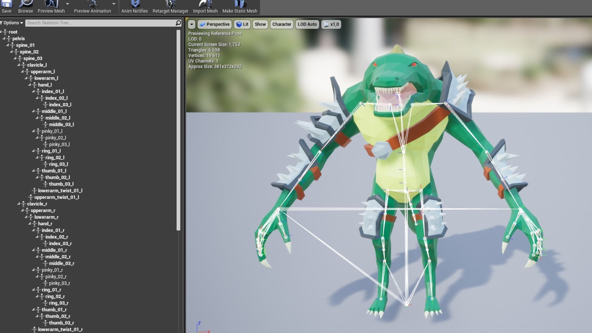 3D model Croc polyart VR / AR / low-poly | CGTrader