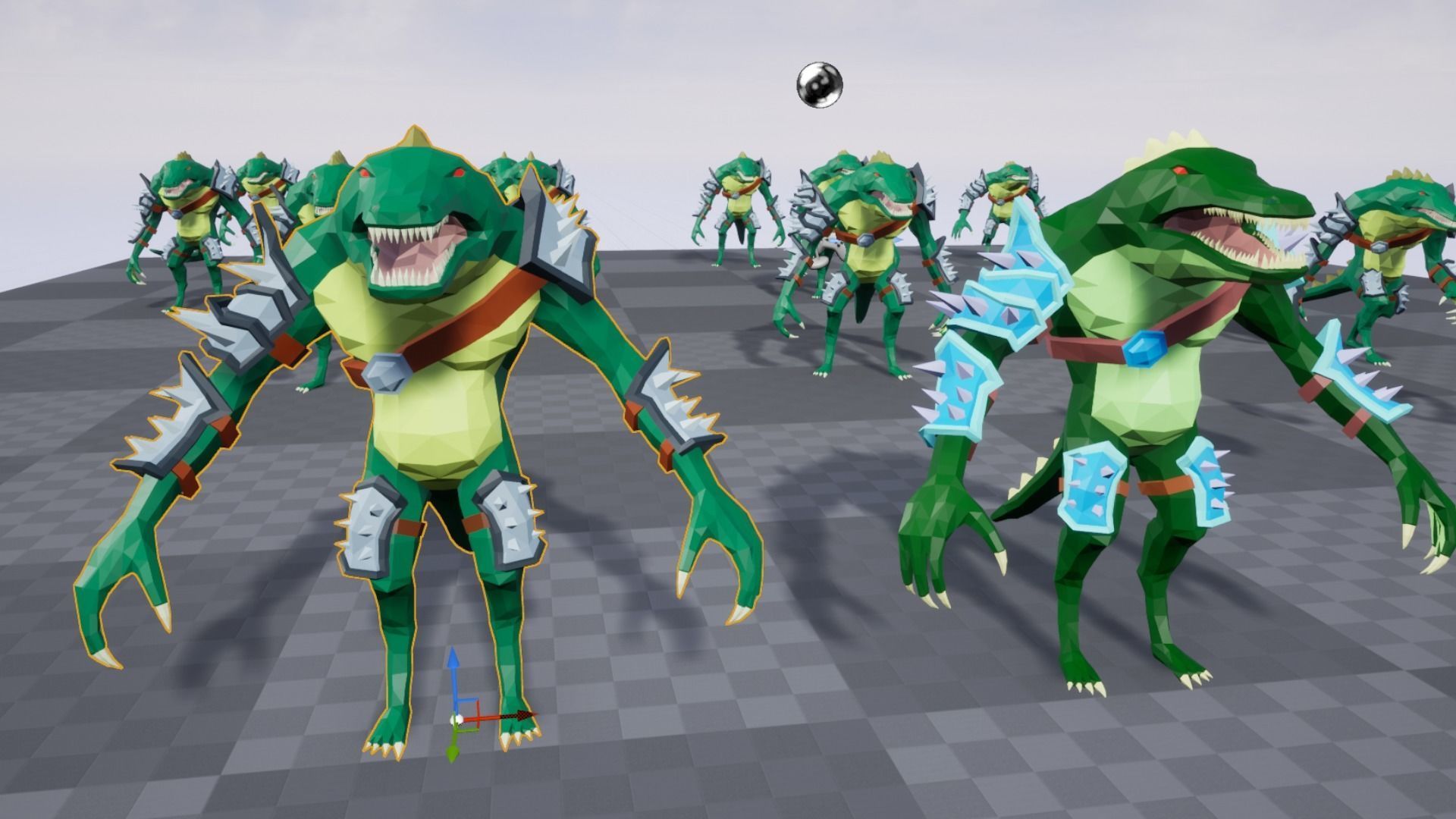 3D model Croc polyart VR / AR / low-poly | CGTrader