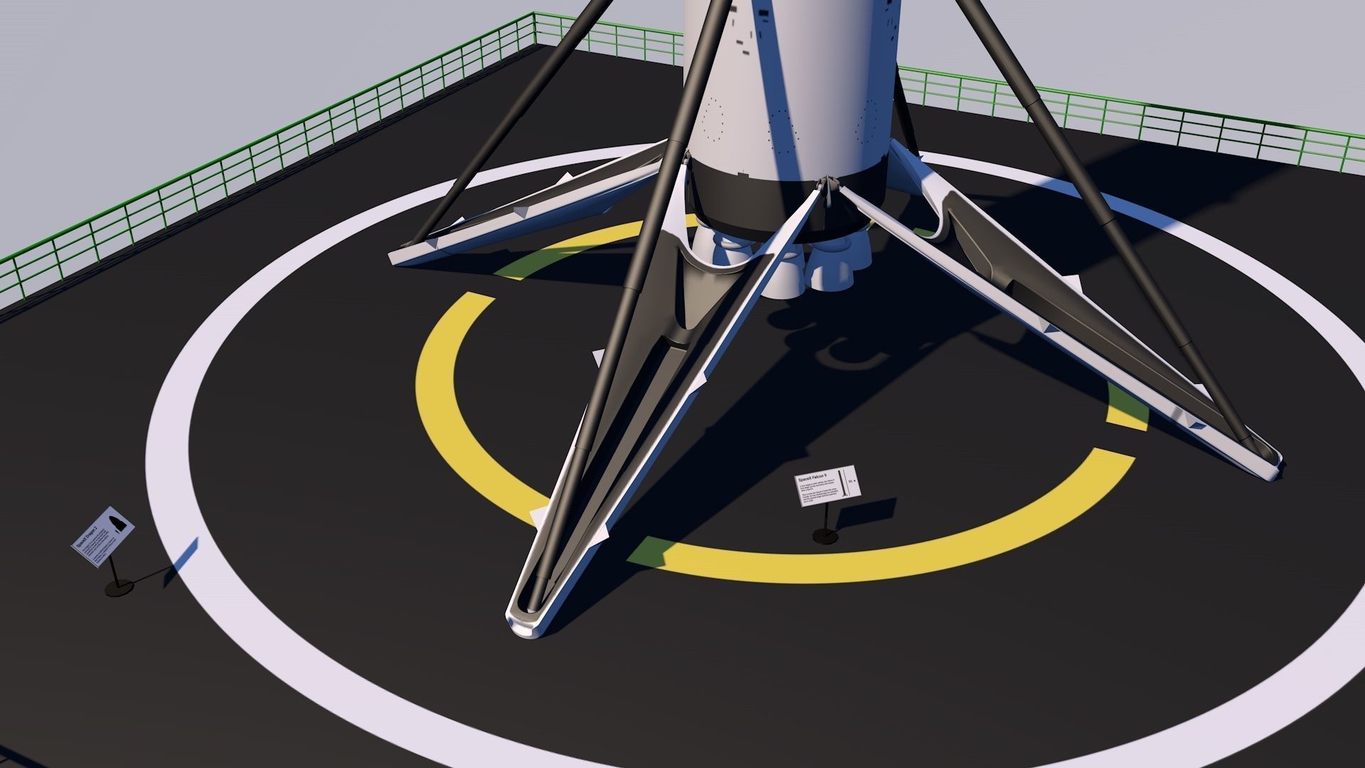 SpaceX Falcon 3D model | CGTrader