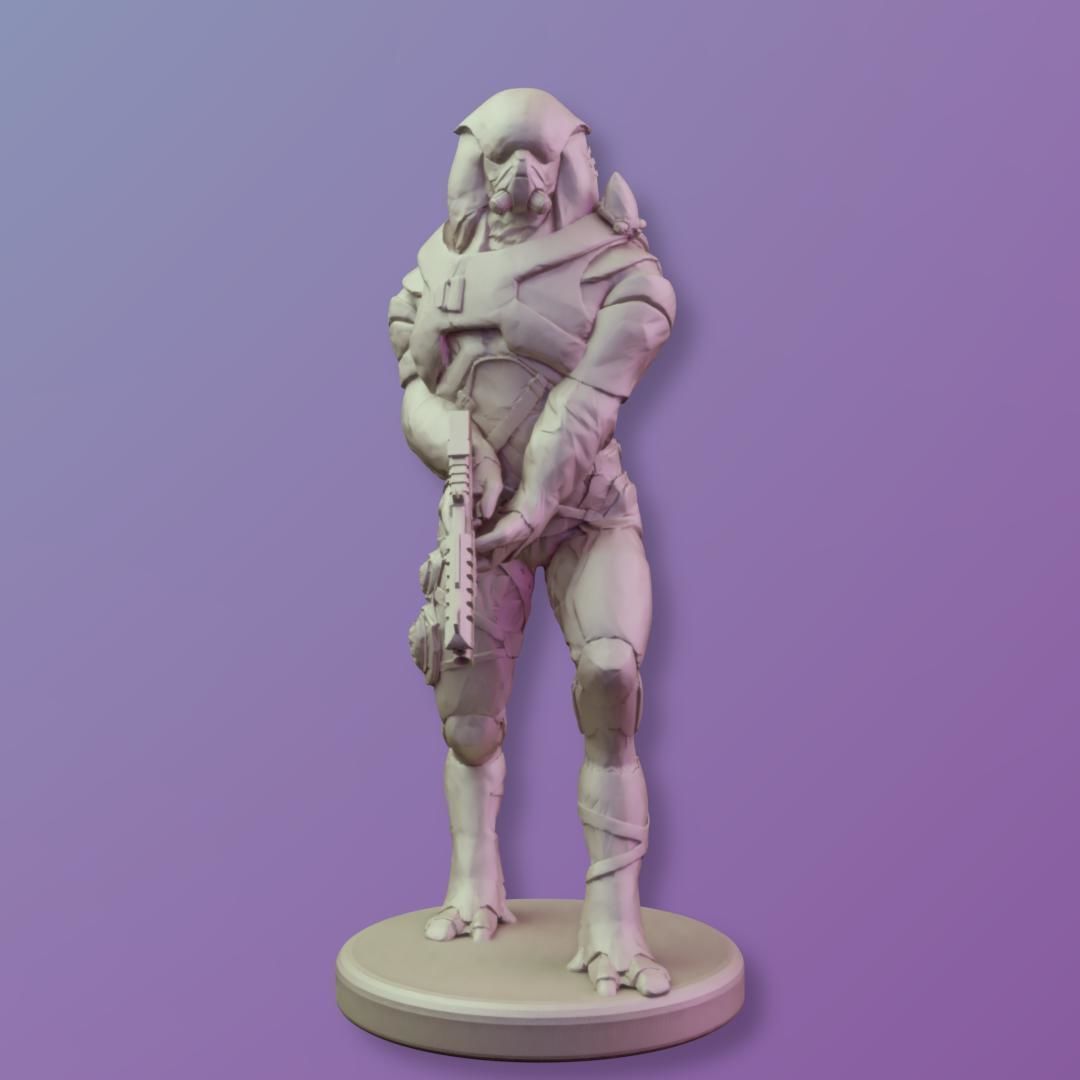 Angara from Mass Effect 3D model 3D printable | CGTrader