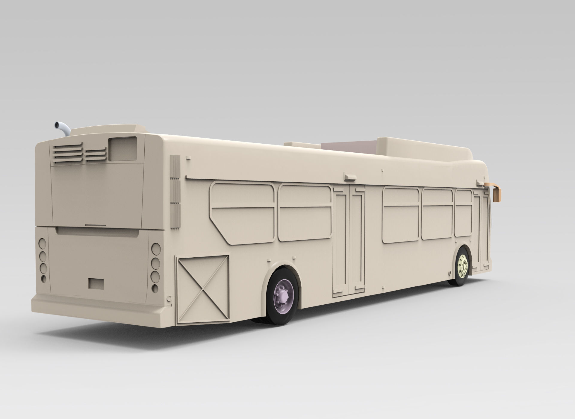 MTA New York City Bus printable 3D model 3D printable | CGTrader