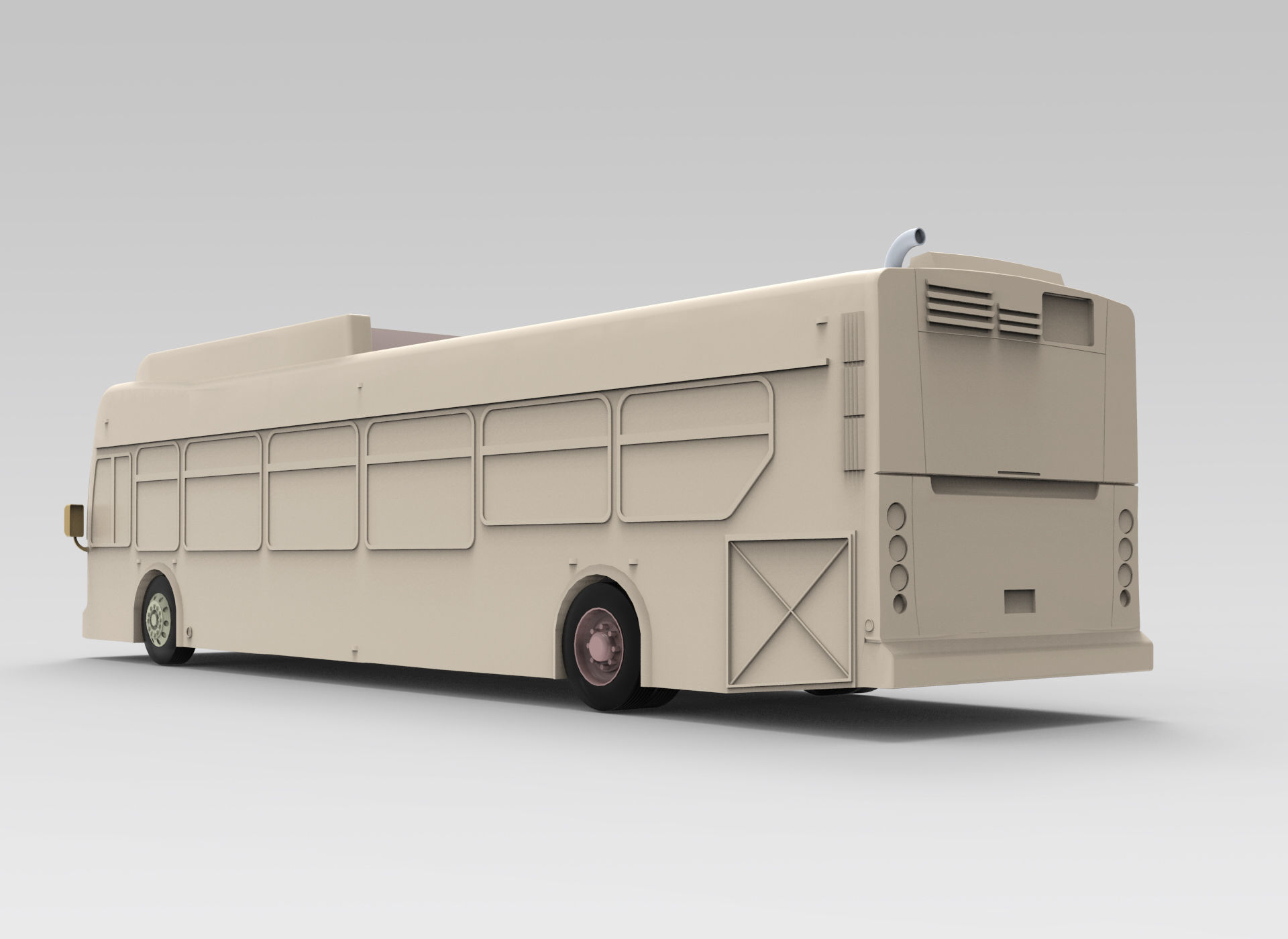 MTA New York City Bus printable 3D model 3D printable | CGTrader