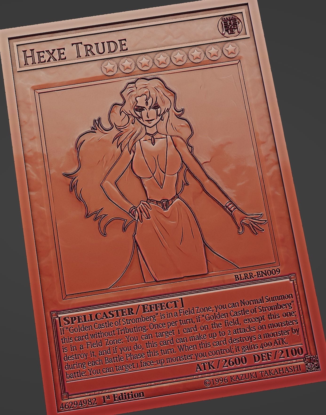 hexe trude - yugioh 3D model 3D printable | CGTrader