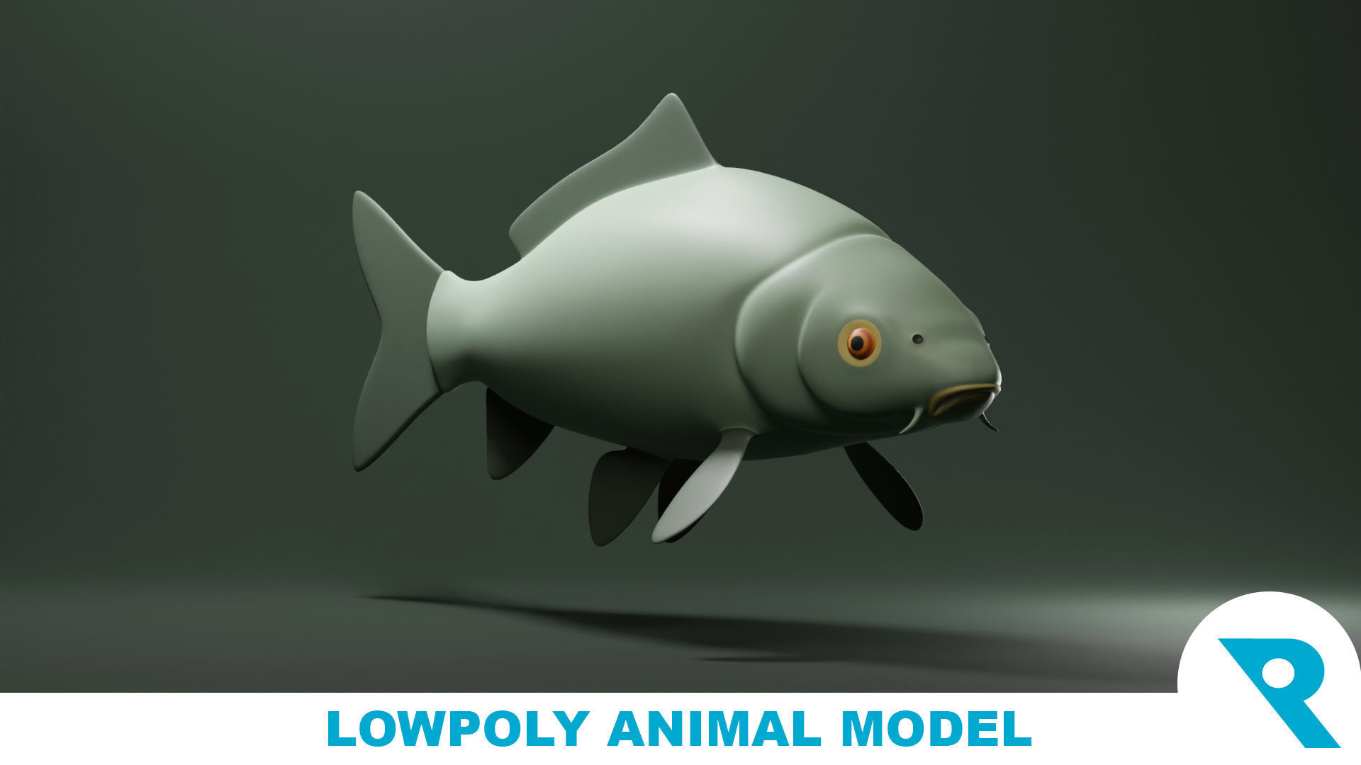 3D model Carp Fish Base Mesh VR / AR / low-poly | CGTrader