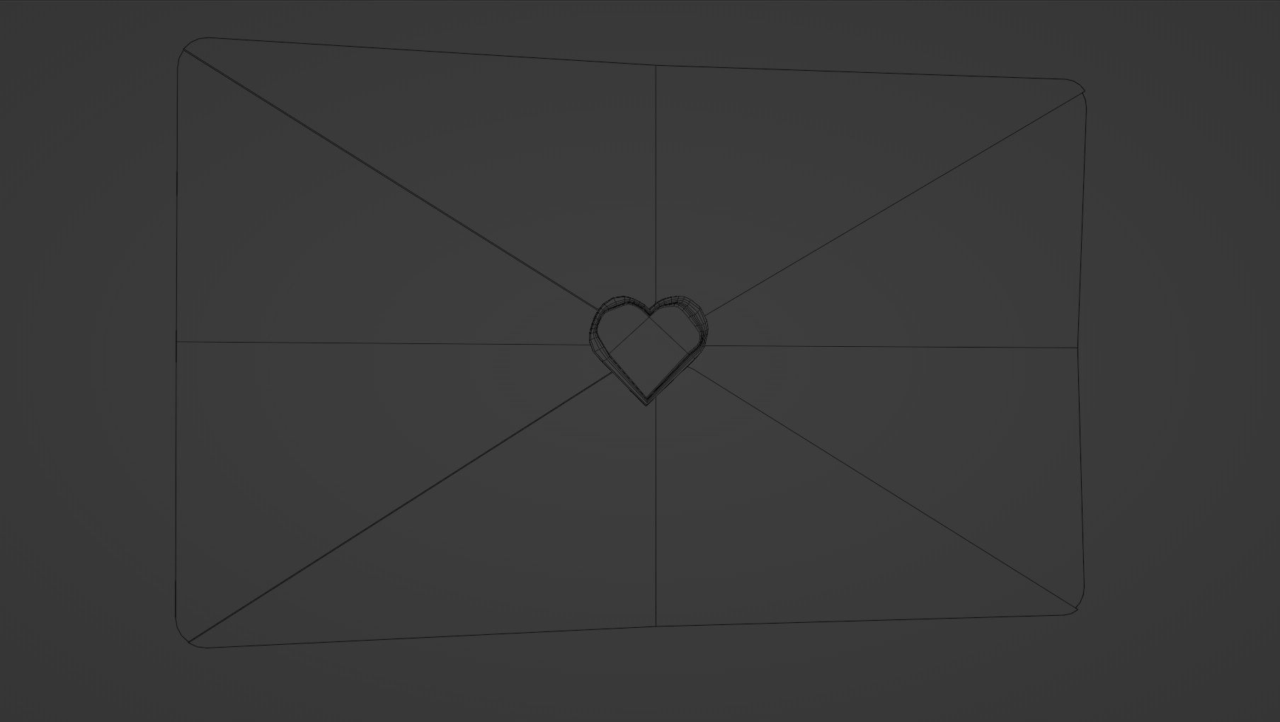 3D model Valentines Love Letter VR / AR / low-poly | CGTrader