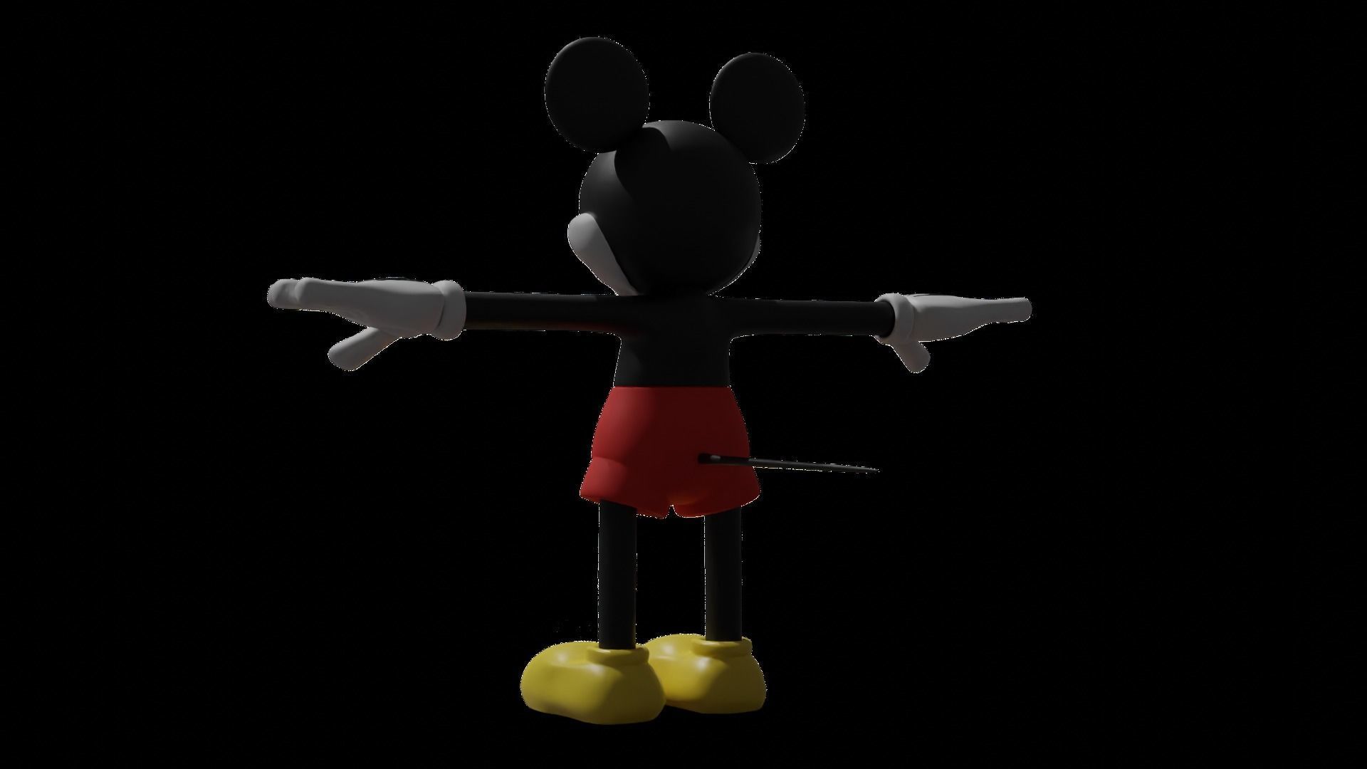 Mickey Mouse 3D model rigged | CGTrader