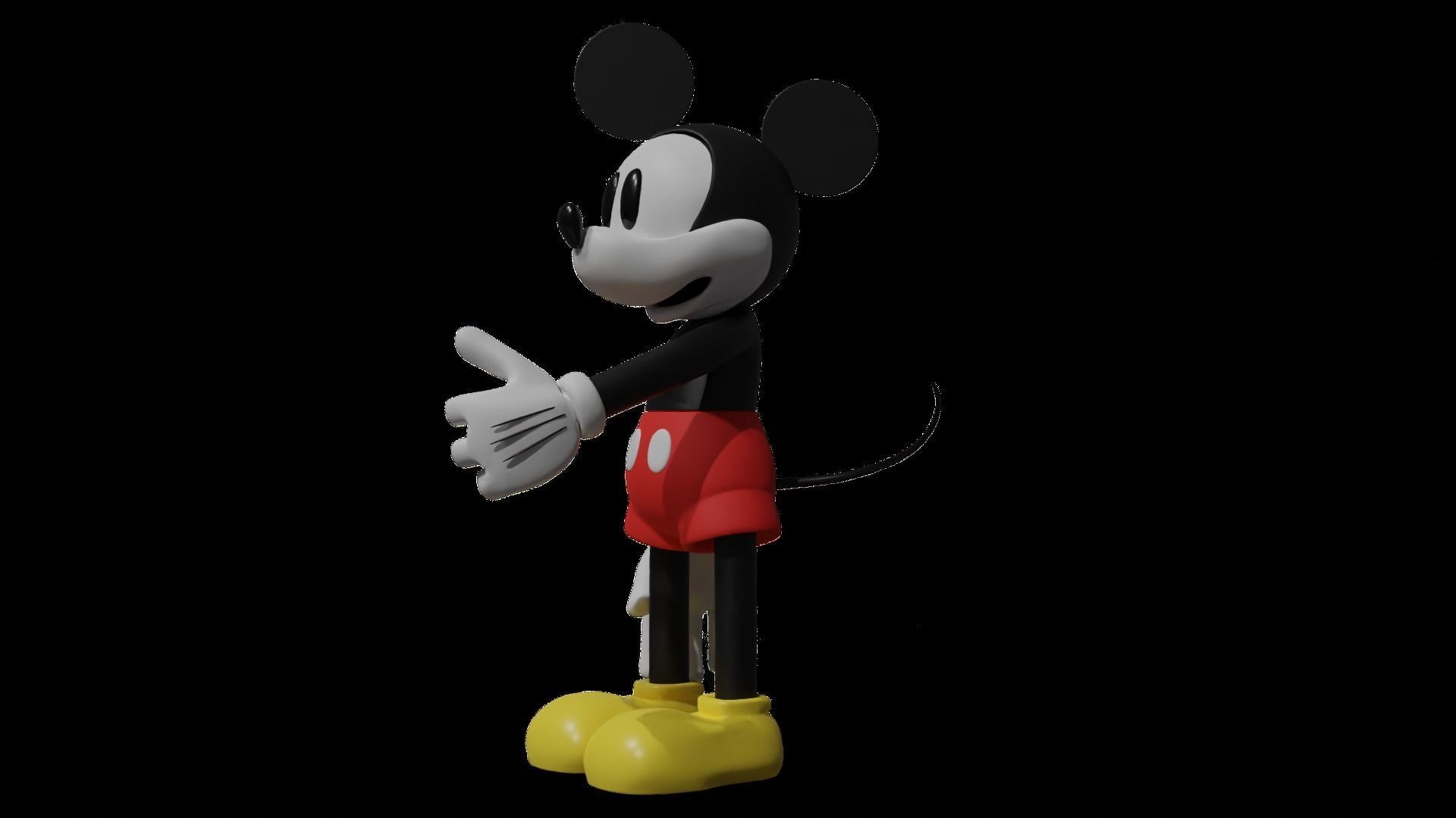 Mickey Mouse 3D model rigged | CGTrader