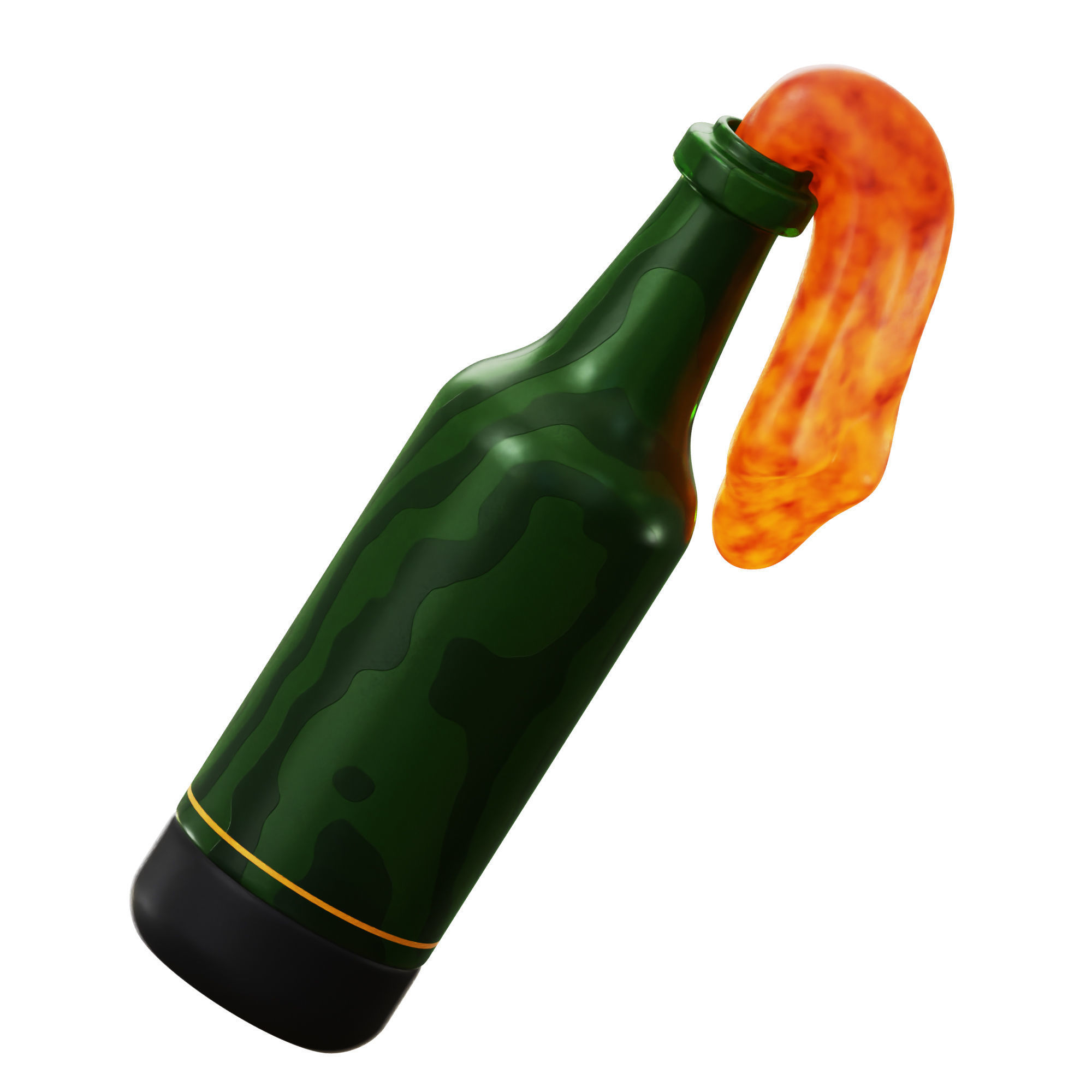 3D model 3D Army Petrol Bomb VR / AR / low-poly | CGTrader