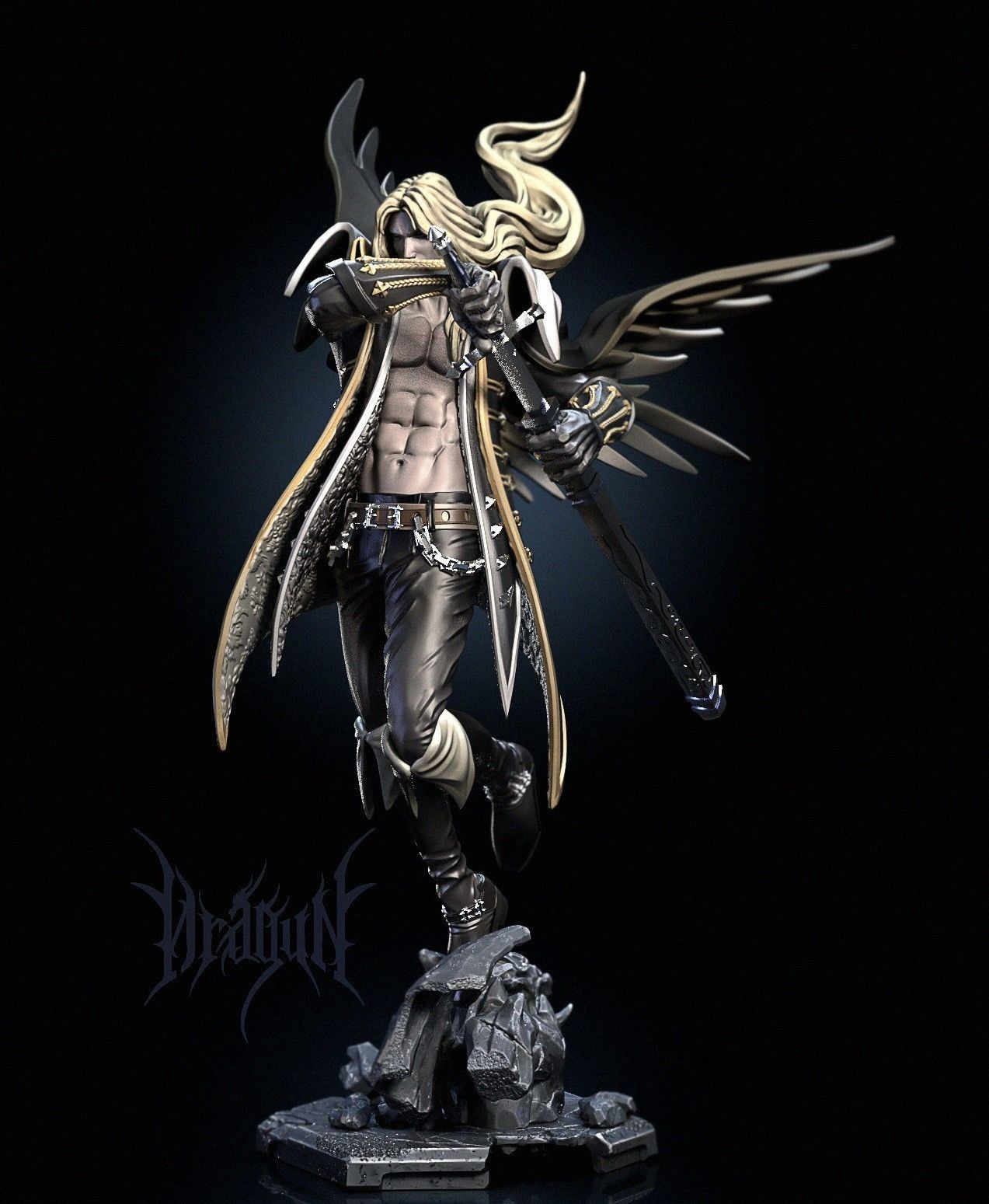 Alucard character from video game devil may cry 3D model 3D printable ...