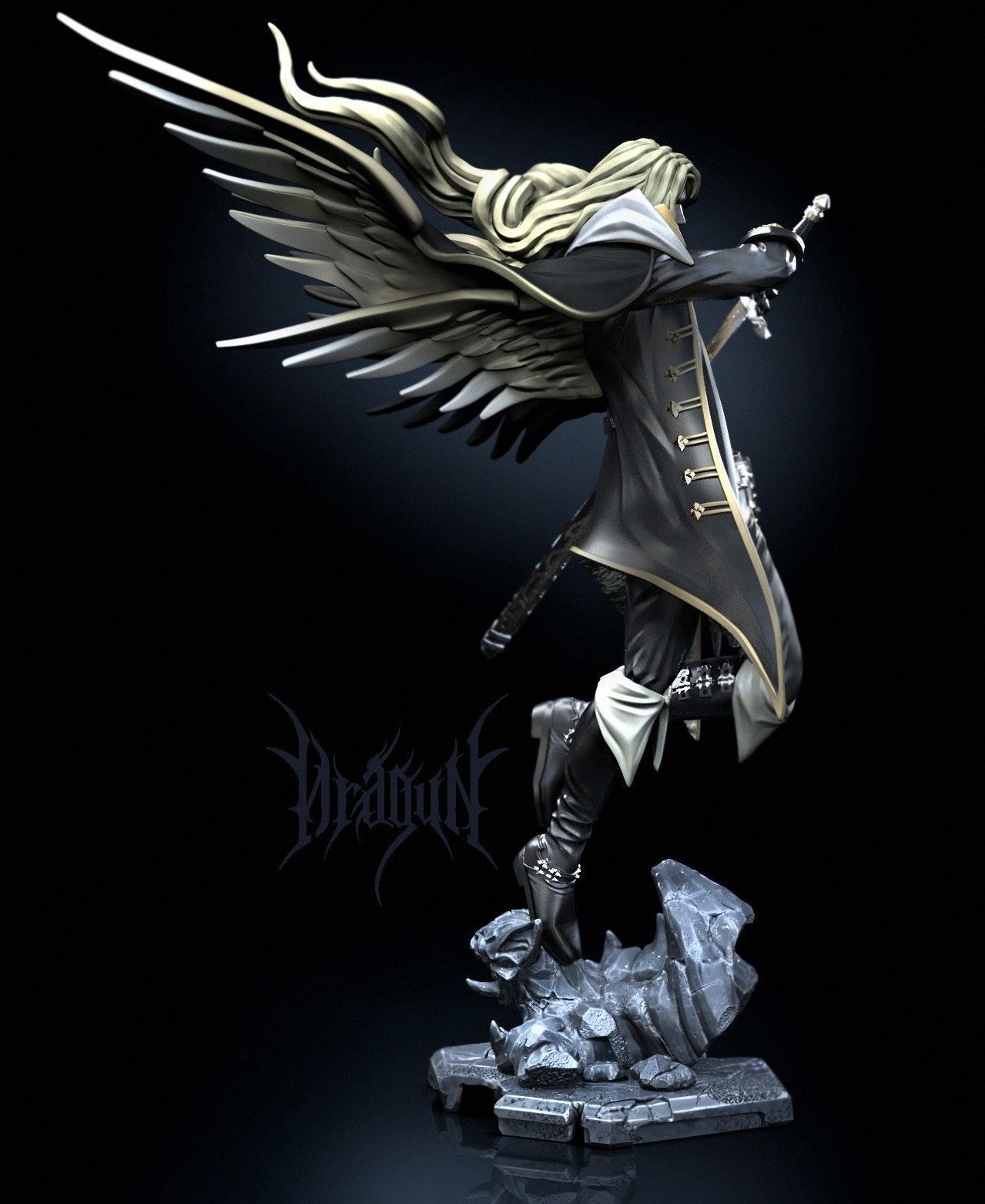 Alucard character from video game devil may cry 3D model 3D printable ...