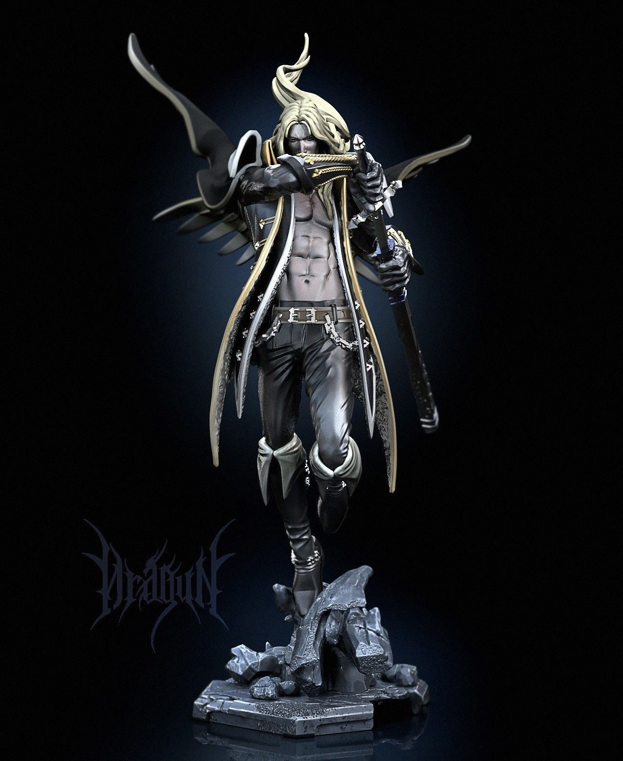 Alucard character from video game devil may cry 3D model 3D printable ...
