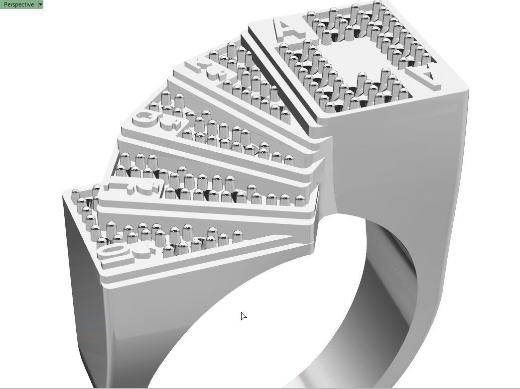 game card ring 3D model 3D printable | CGTrader