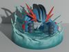 Mega Swampert pokemon 3D print model 3D model 3D printable | CGTrader