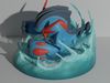 Mega Swampert pokemon 3D print model 3D model 3D printable | CGTrader