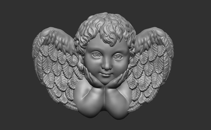 Baby Angel 3D model 3D printable | CGTrader