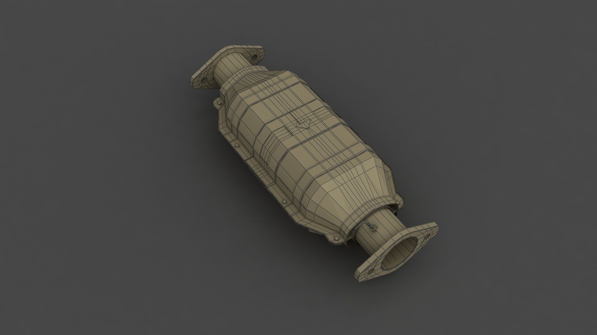 3D model Catalytic Converter VR / AR / low-poly | CGTrader