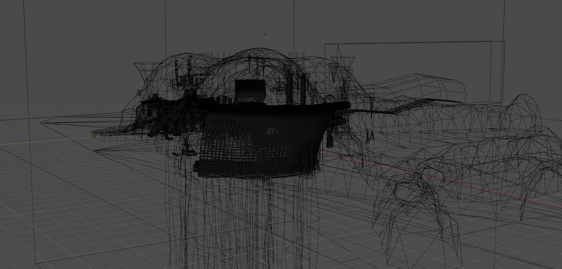 3D model Blender Batcave 3D Model Cave Scene for Animation and VR VR ...