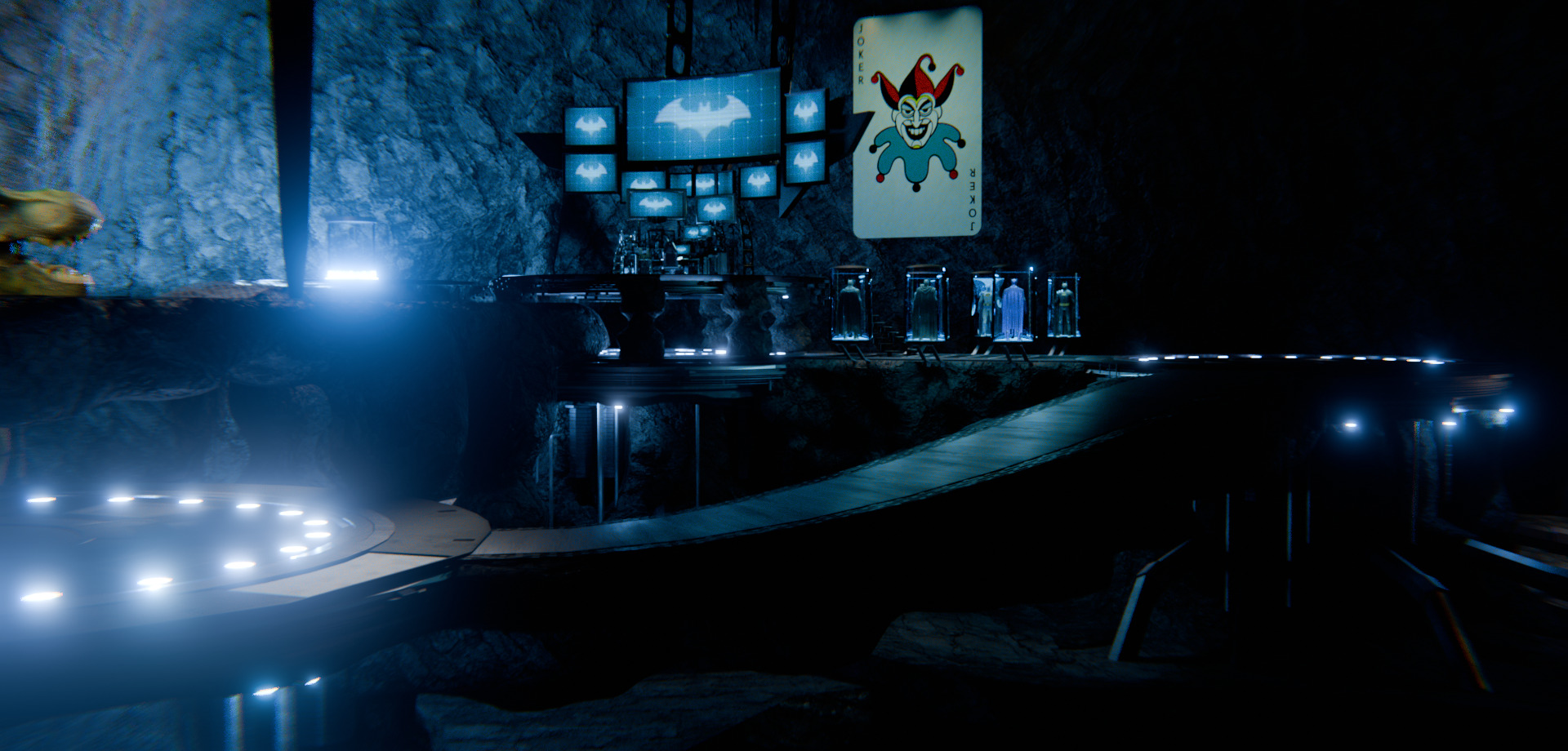 3D model Blender Batcave 3D Model Cave Scene for Animation and VR VR ...