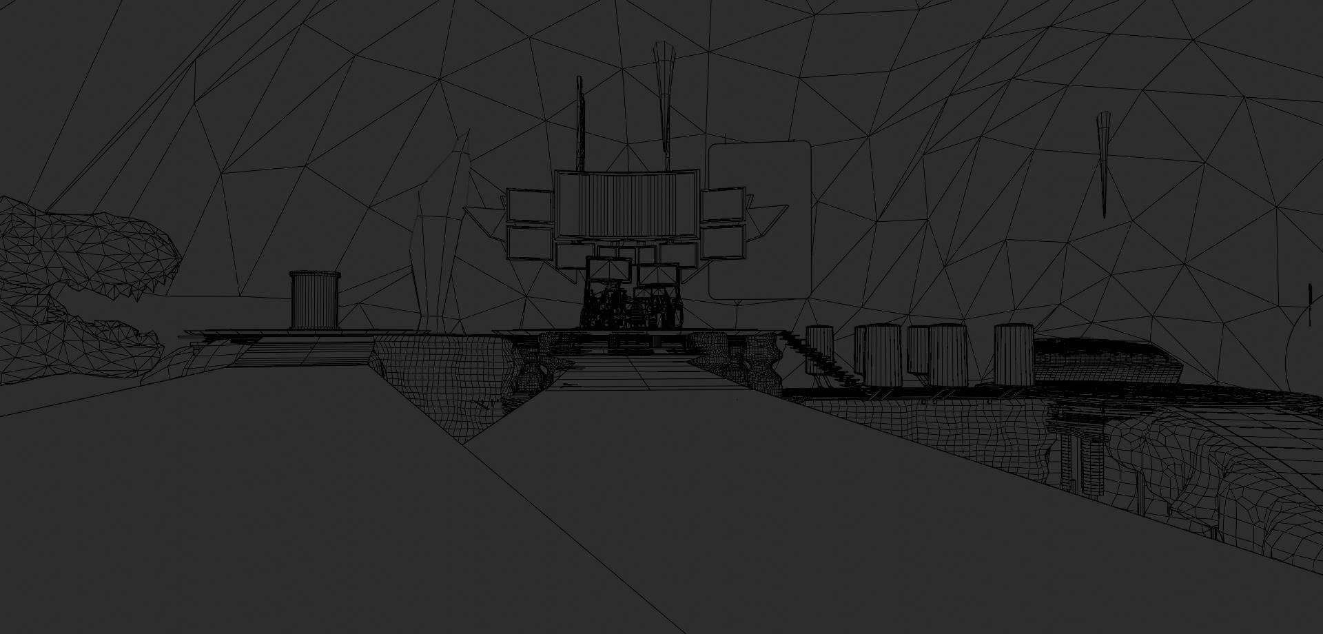 3D model Blender Batcave 3D Model Cave Scene for Animation and VR VR ...