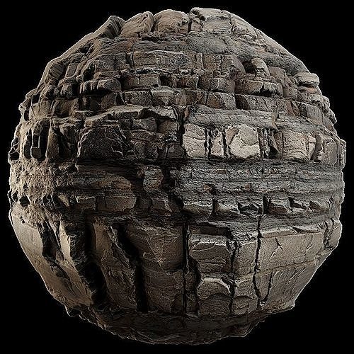 Texture STONE sphere VR / AR / low-poly | CGTrader