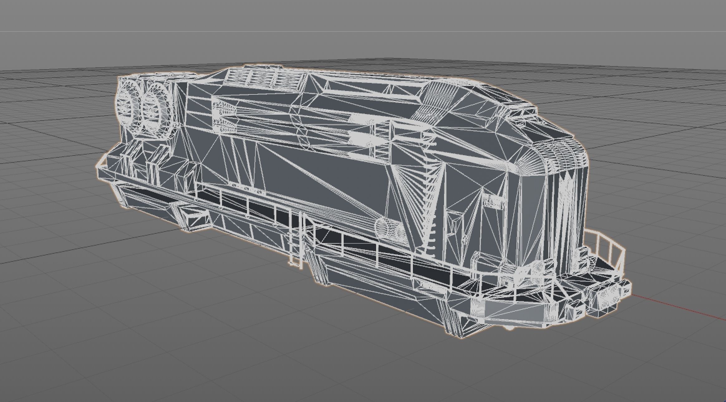 Nuclear Bullet Train 3D model | CGTrader