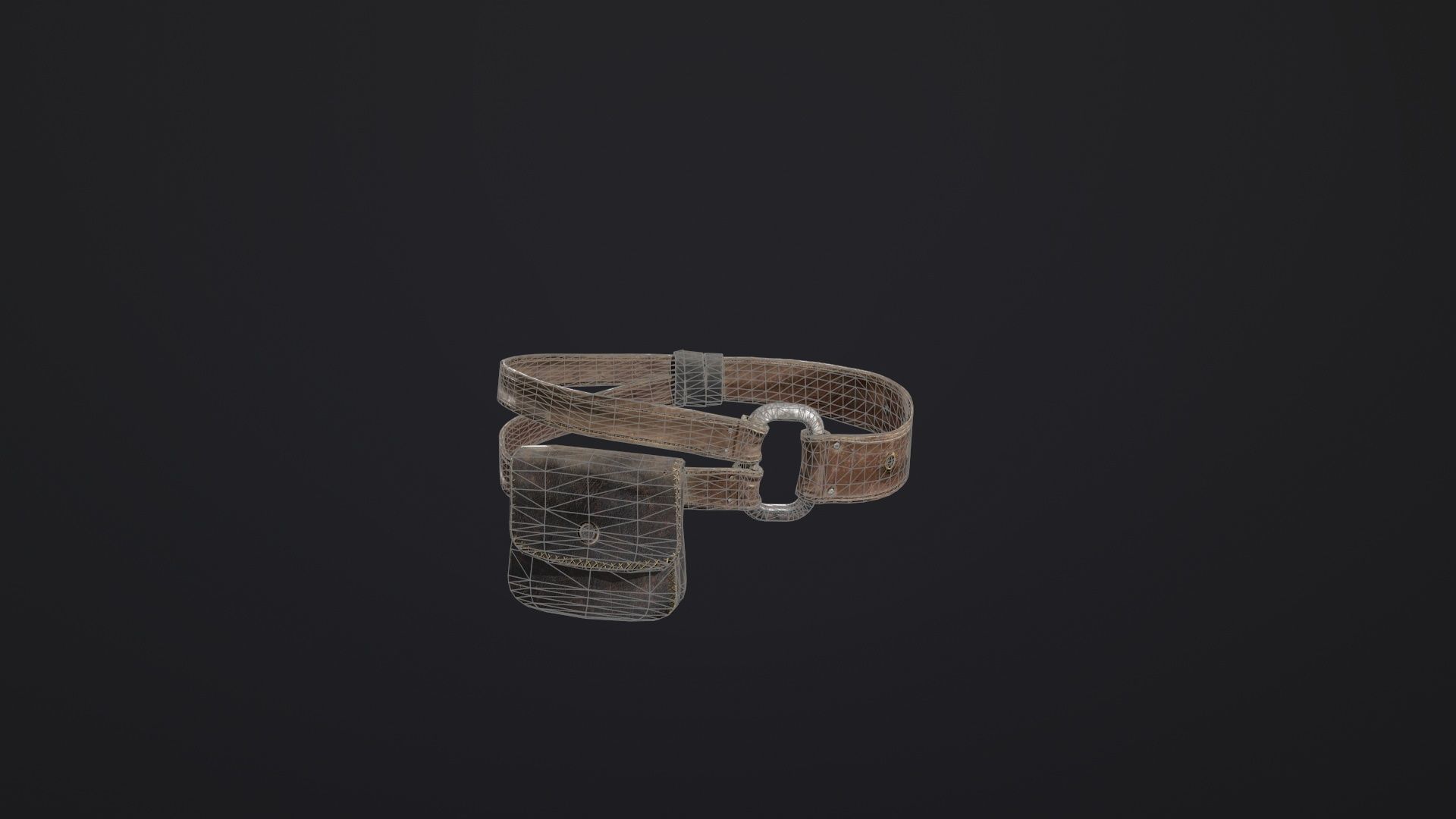 Leather Waist Pouch PBR free VR / AR / low-poly 3D model | CGTrader