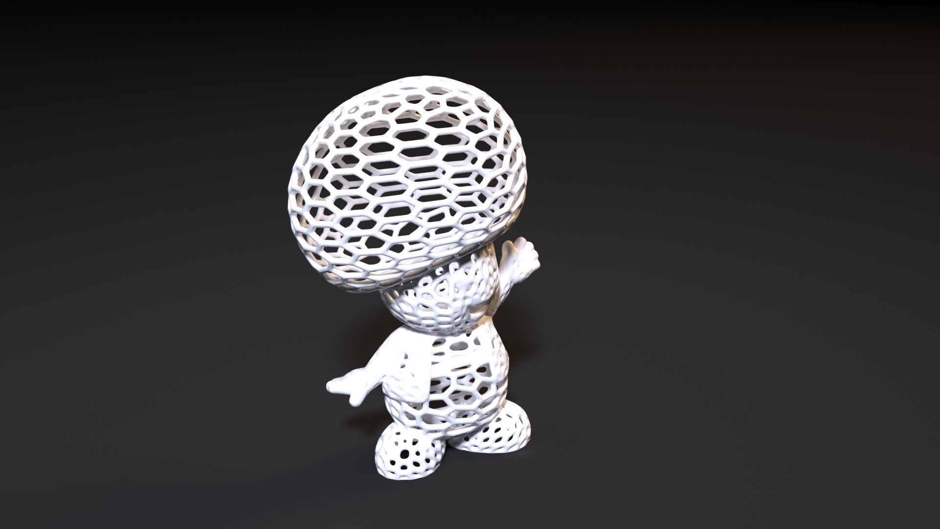 Toad from Super Mario 3D model 3D printable | CGTrader