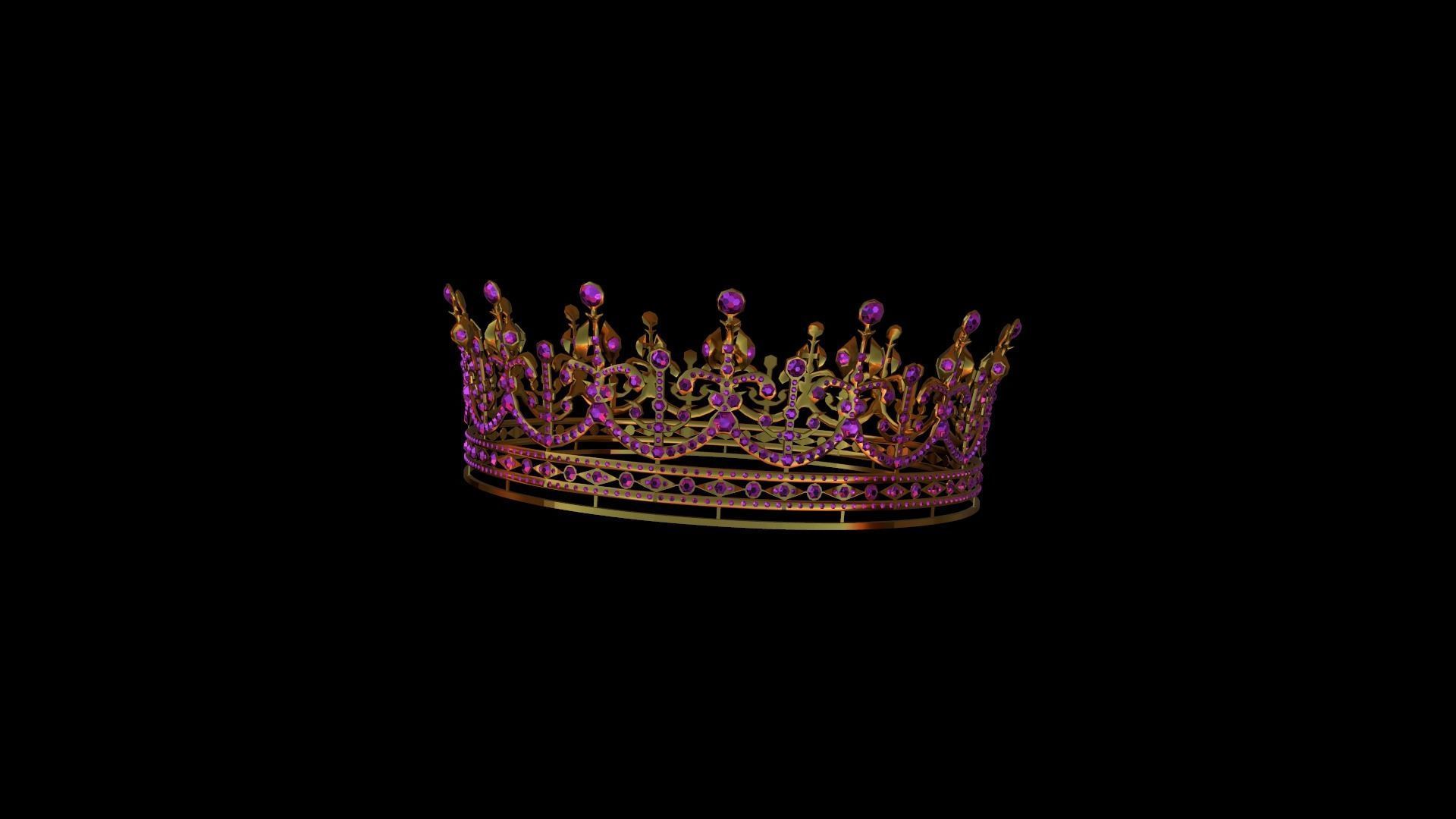 Diamond Crown free VR / AR / low-poly 3D model | CGTrader