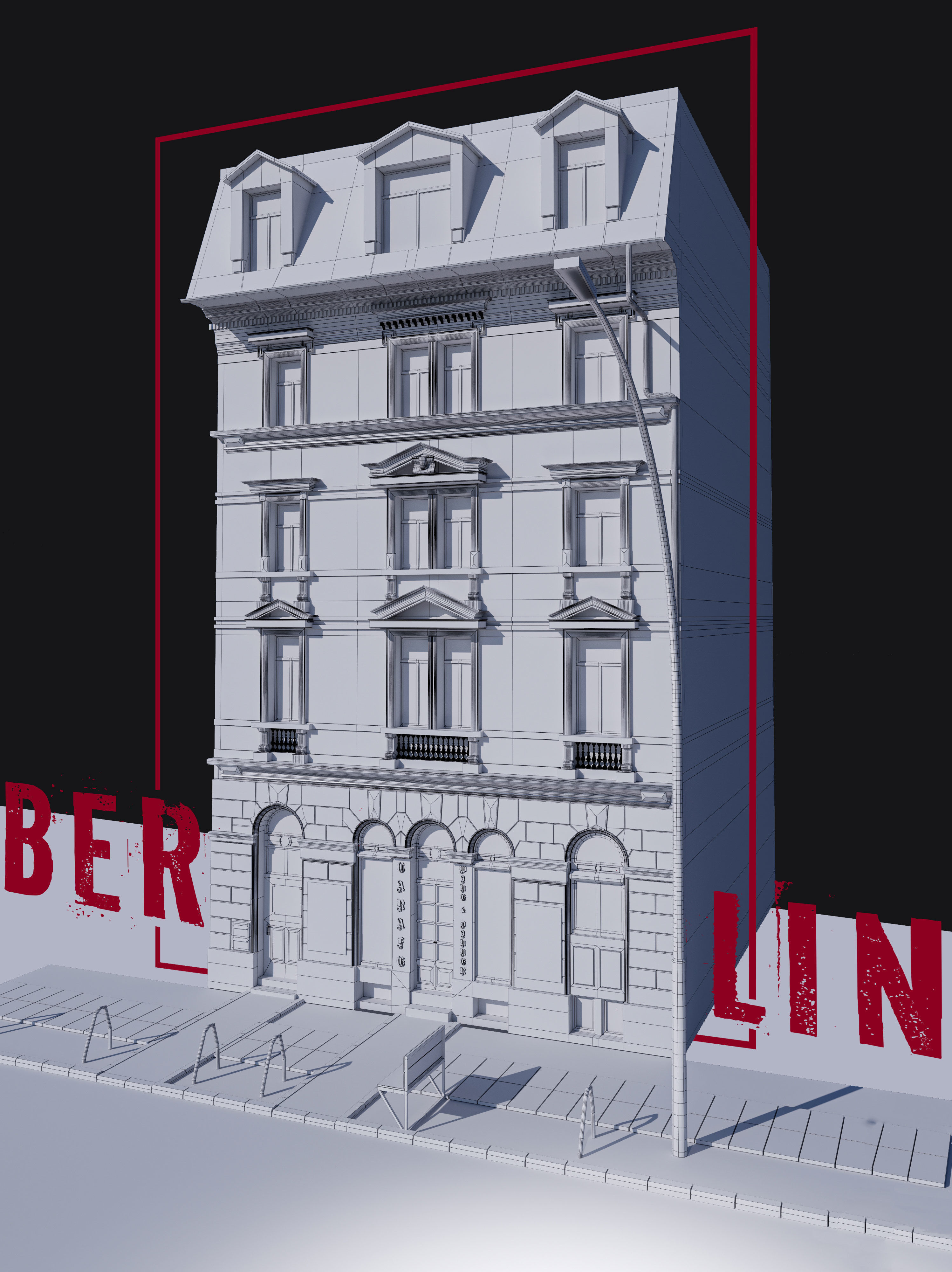 Berlin Street Building No101 3D model | CGTrader