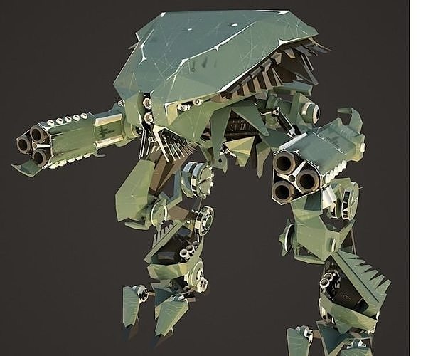 3D model robot with arms and legs VR / AR / low-poly | CGTrader