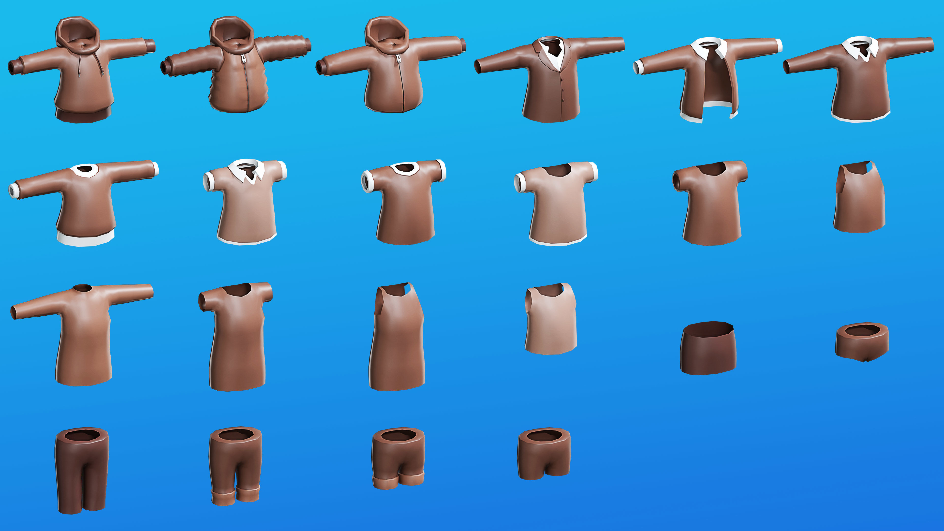 3D model Funny Characters VR / AR / low-poly | CGTrader