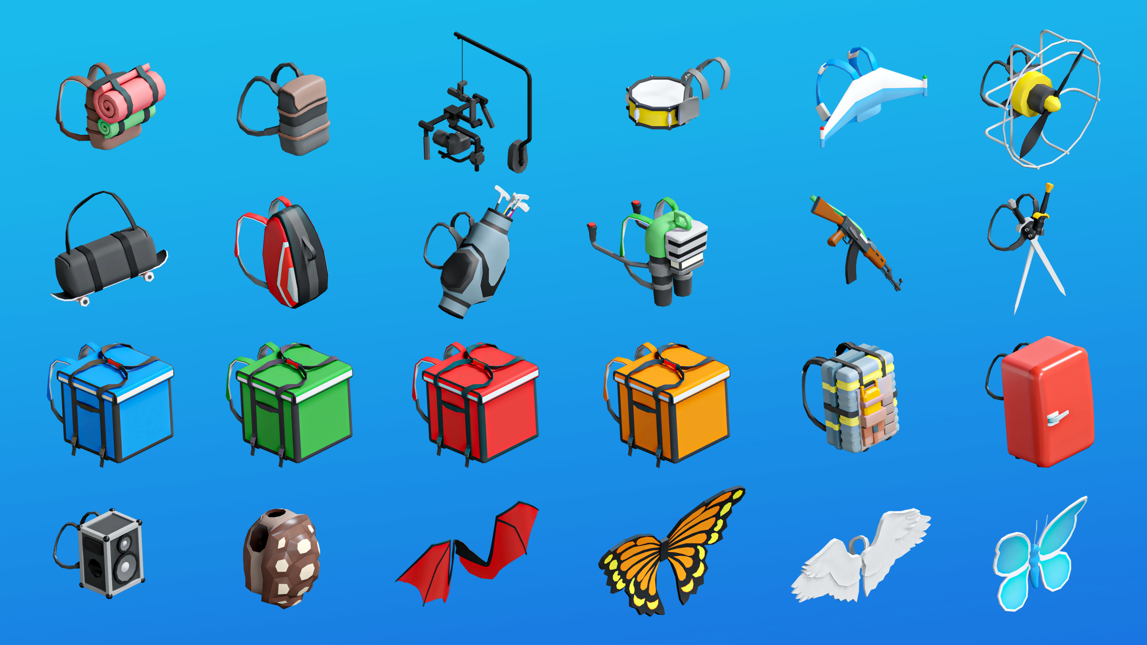 3D model Funny Characters VR / AR / low-poly | CGTrader