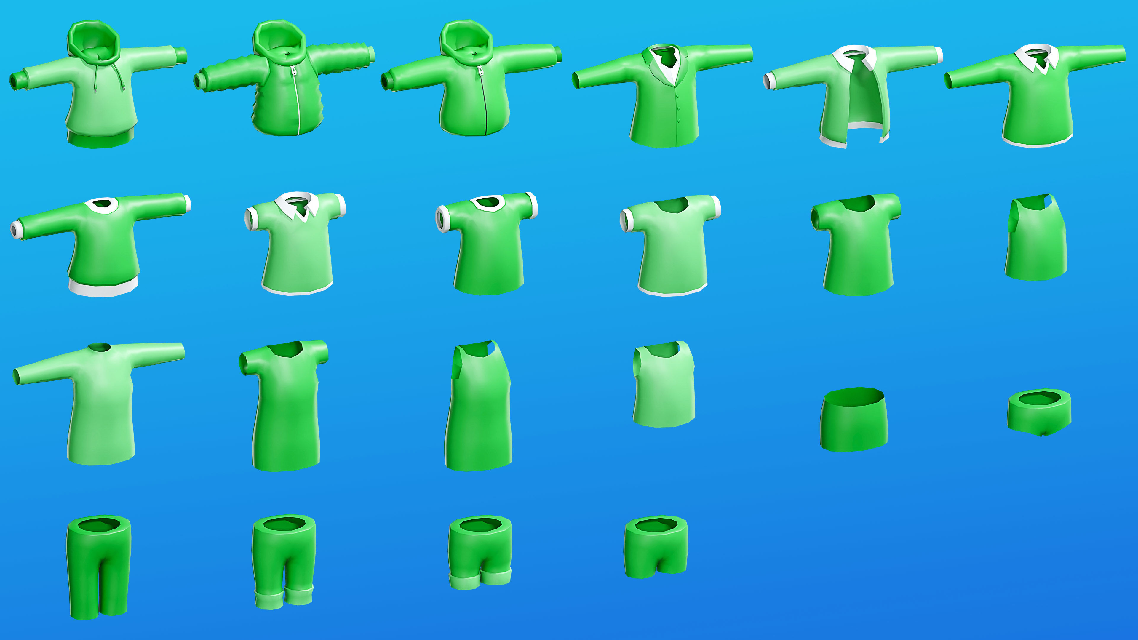 3D model Funny Characters VR / AR / low-poly | CGTrader