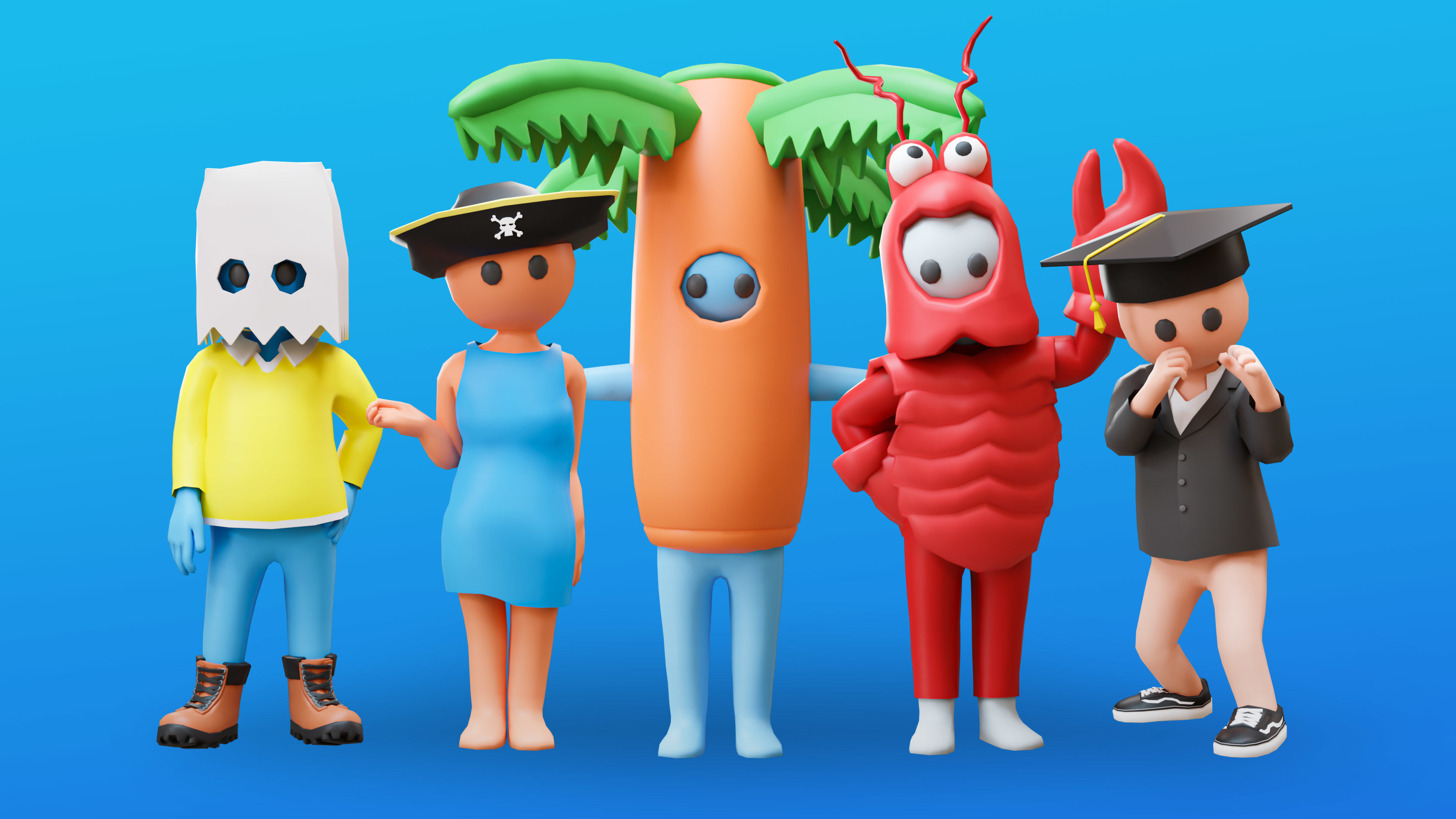3D model Funny Characters VR / AR / low-poly | CGTrader