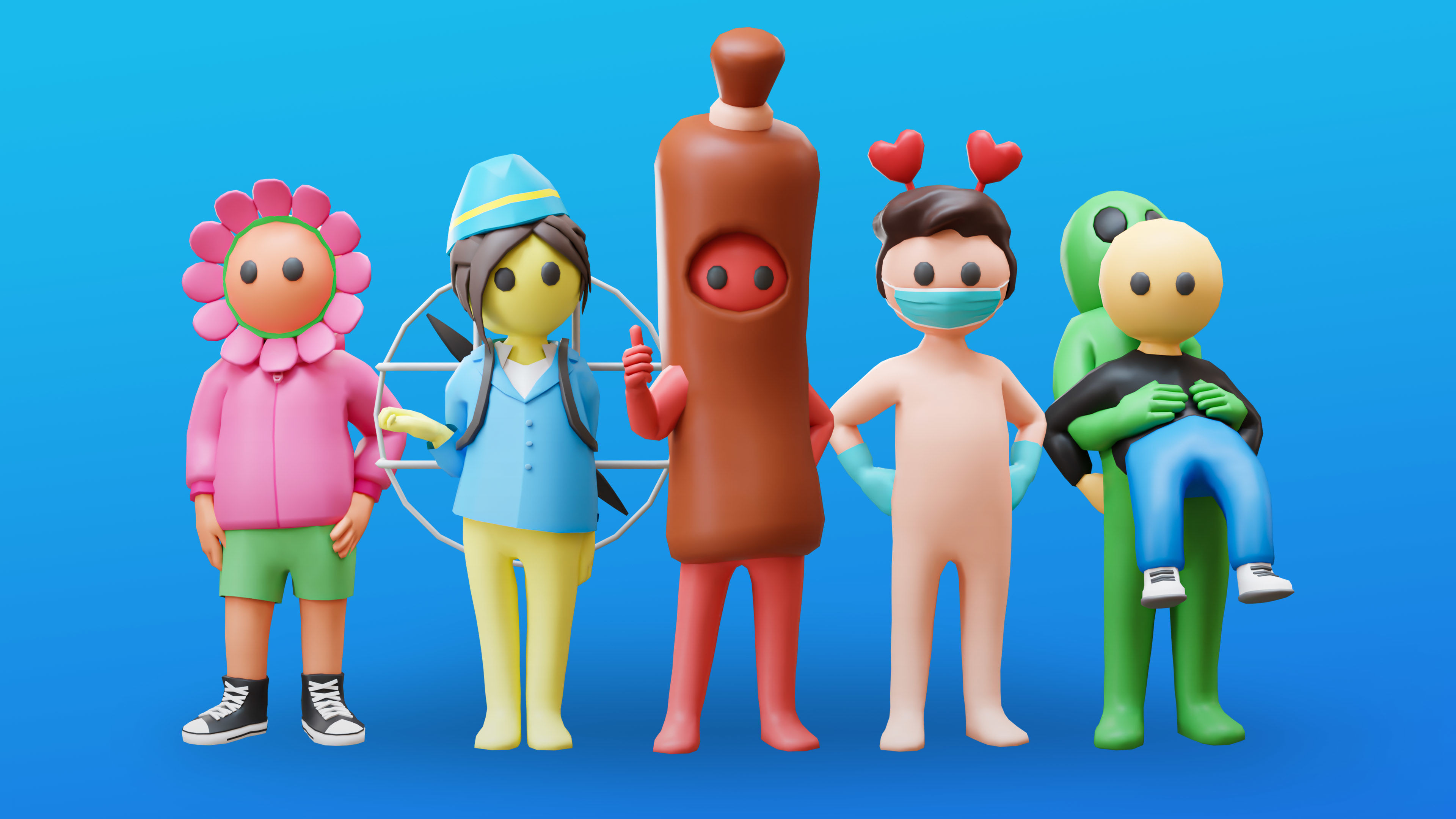 3D model Funny Characters VR / AR / low-poly | CGTrader