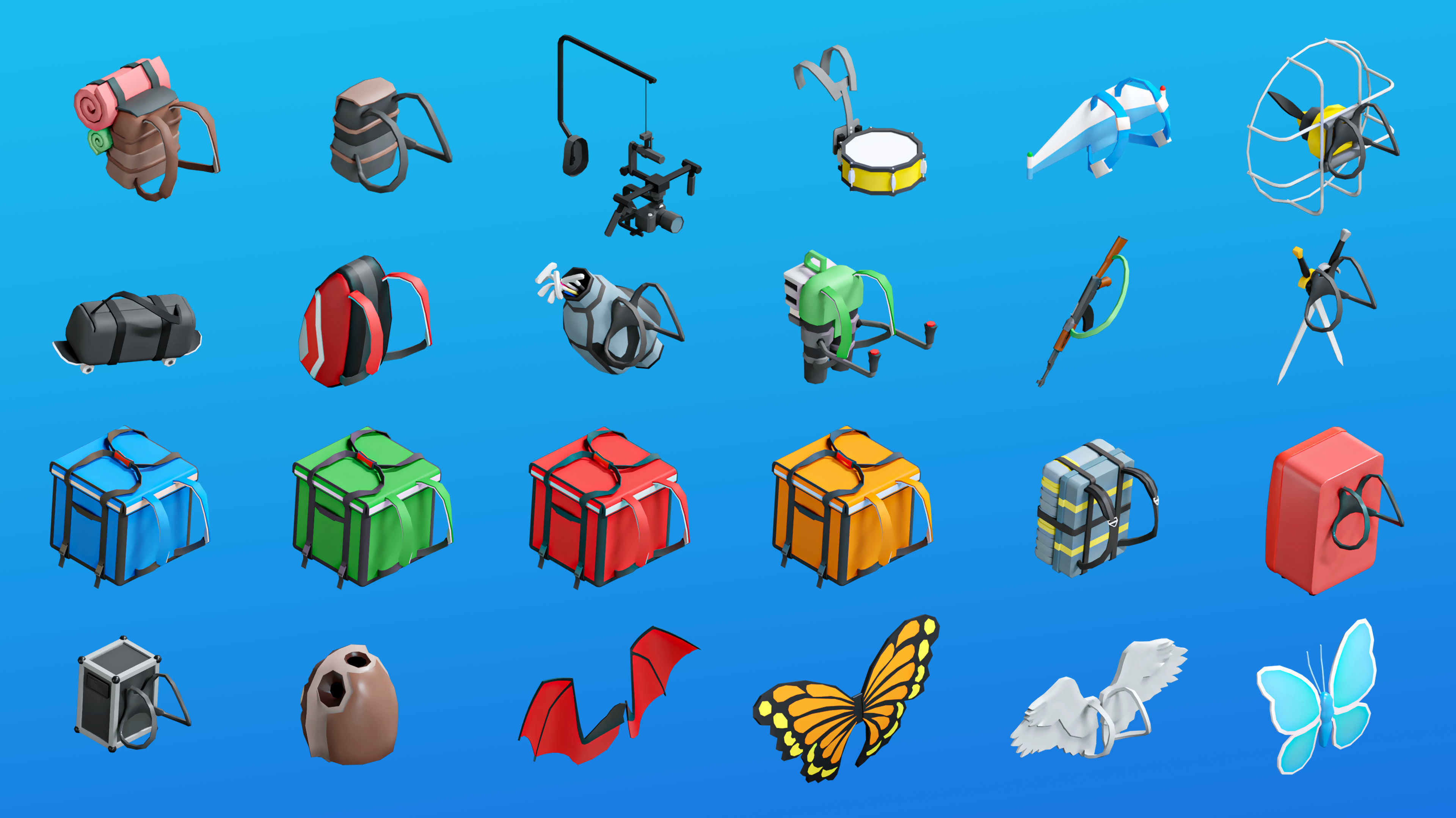 3D model Funny Characters VR / AR / low-poly | CGTrader