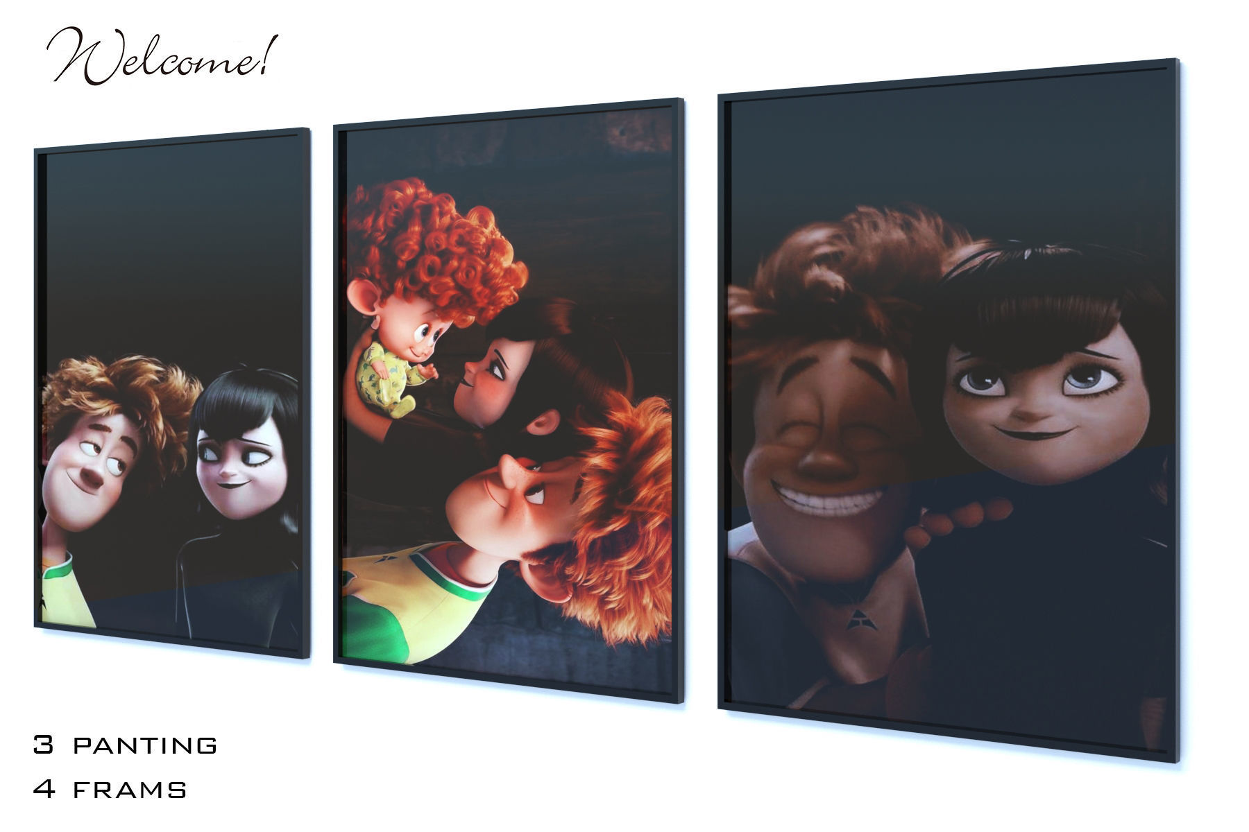 frame disney carton 3D model | CGTrader