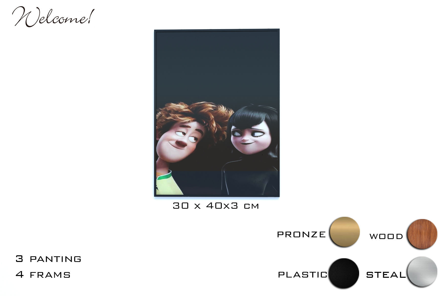 frame disney carton 3D model | CGTrader