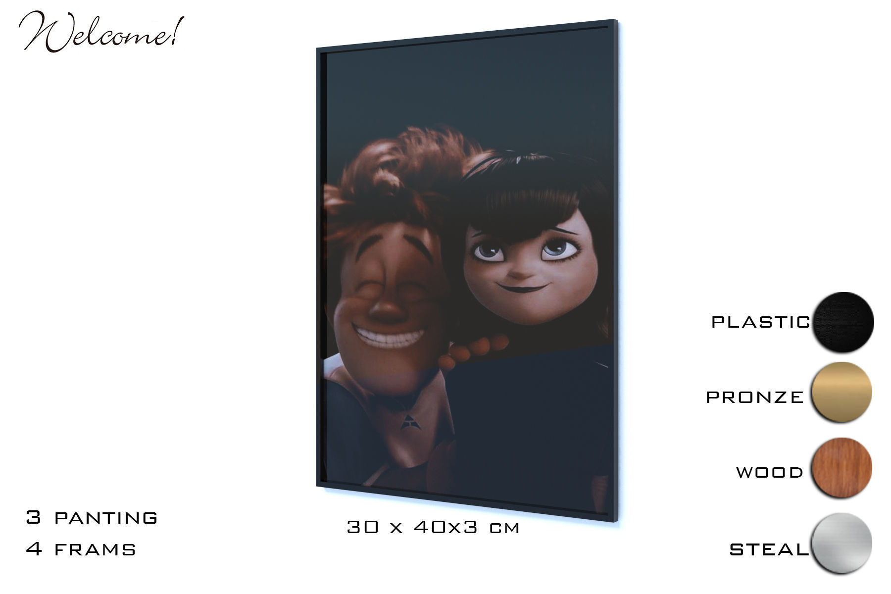 frame disney carton 3D model | CGTrader