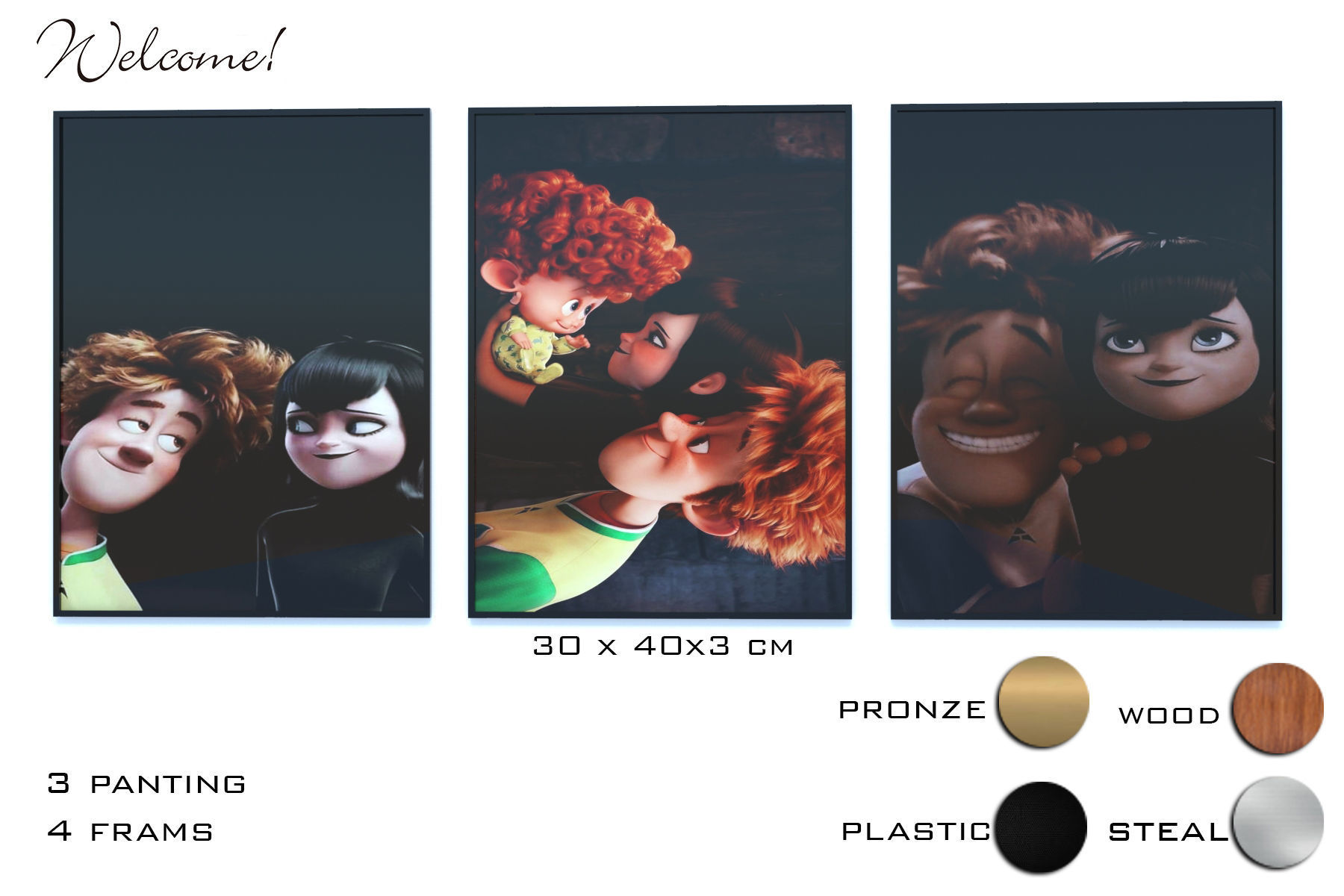 frame disney carton 3D model | CGTrader