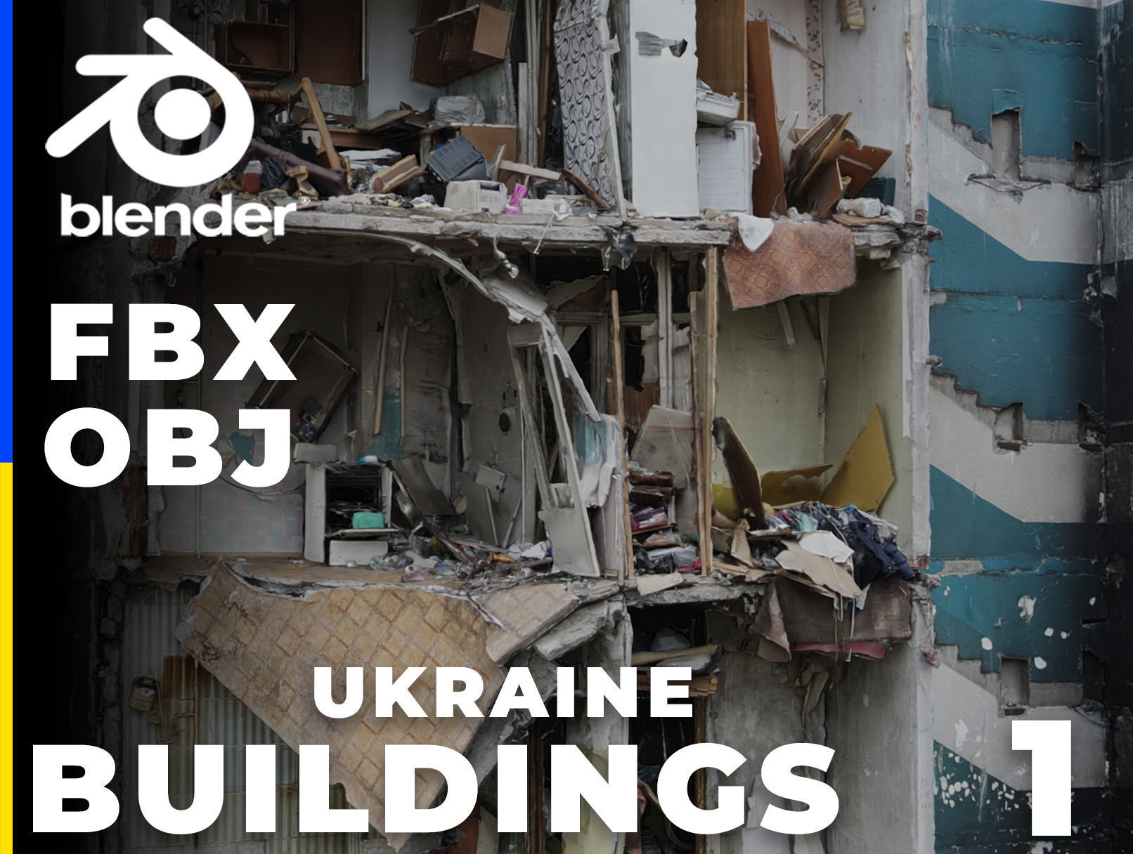 SCANS from Ukraine Buildings set 1 3D model | CGTrader