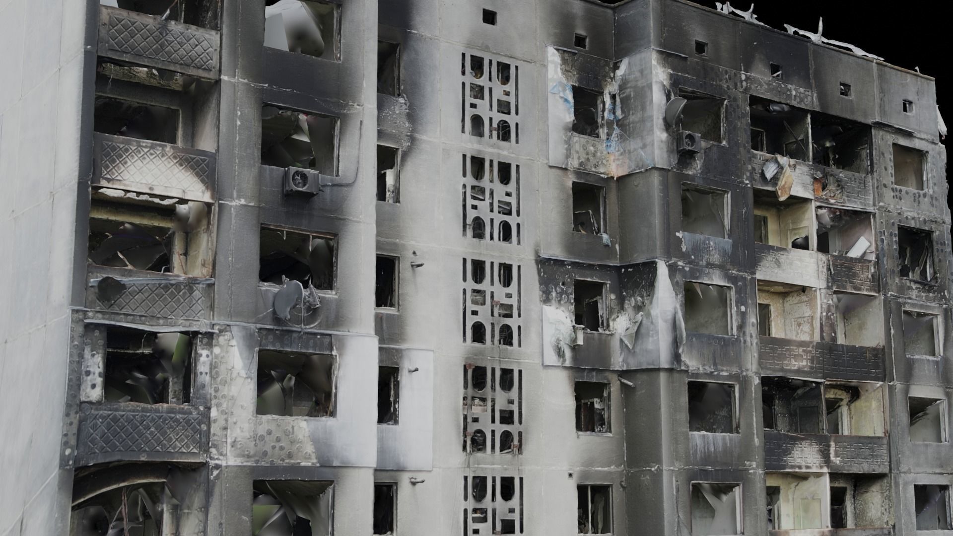 SCANS from Ukraine Buildings set 1 3D model | CGTrader