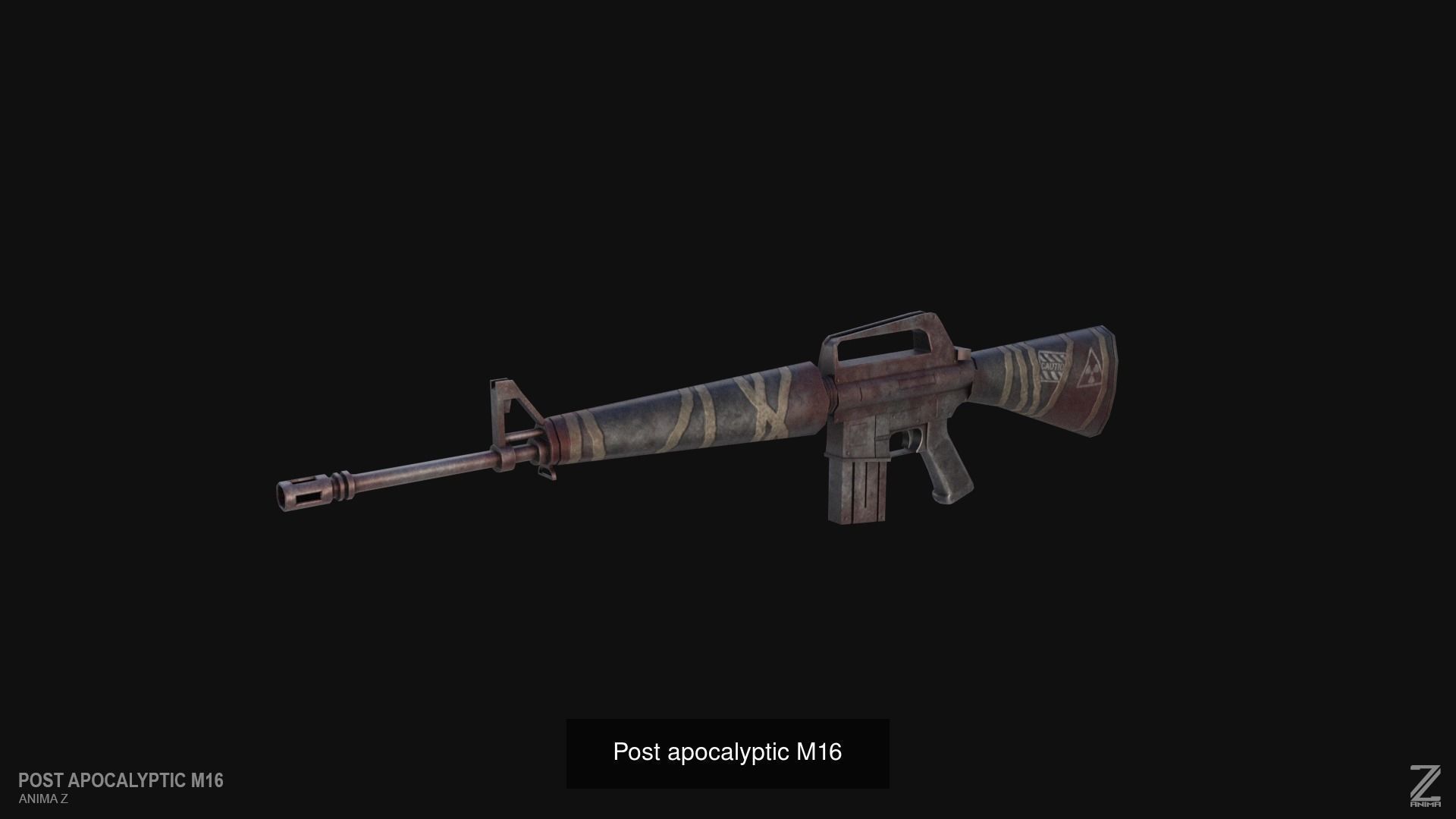 Post apocalyptic guns collection VR / AR / low-poly | CGTrader