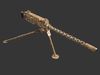 3D model Low-poly version of the ANM2 Browning aircraft machine gun VR ...